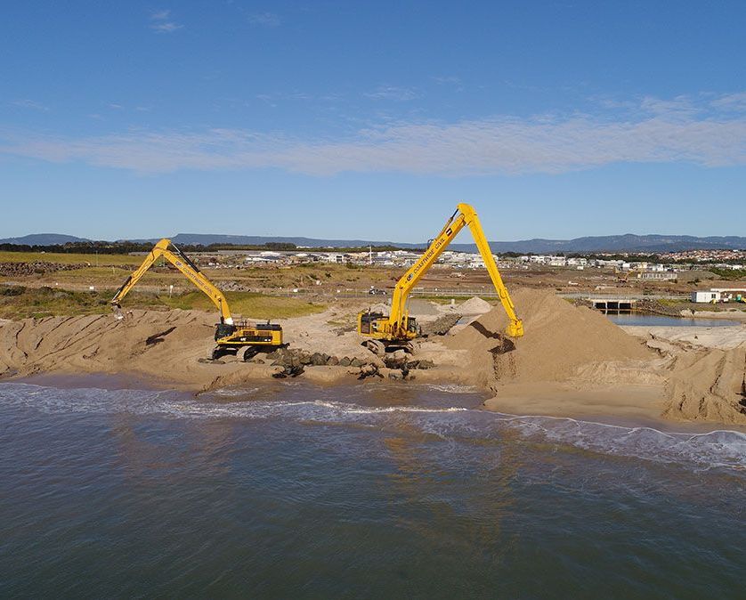 CAT 50T long-reach excavator hire | NSW