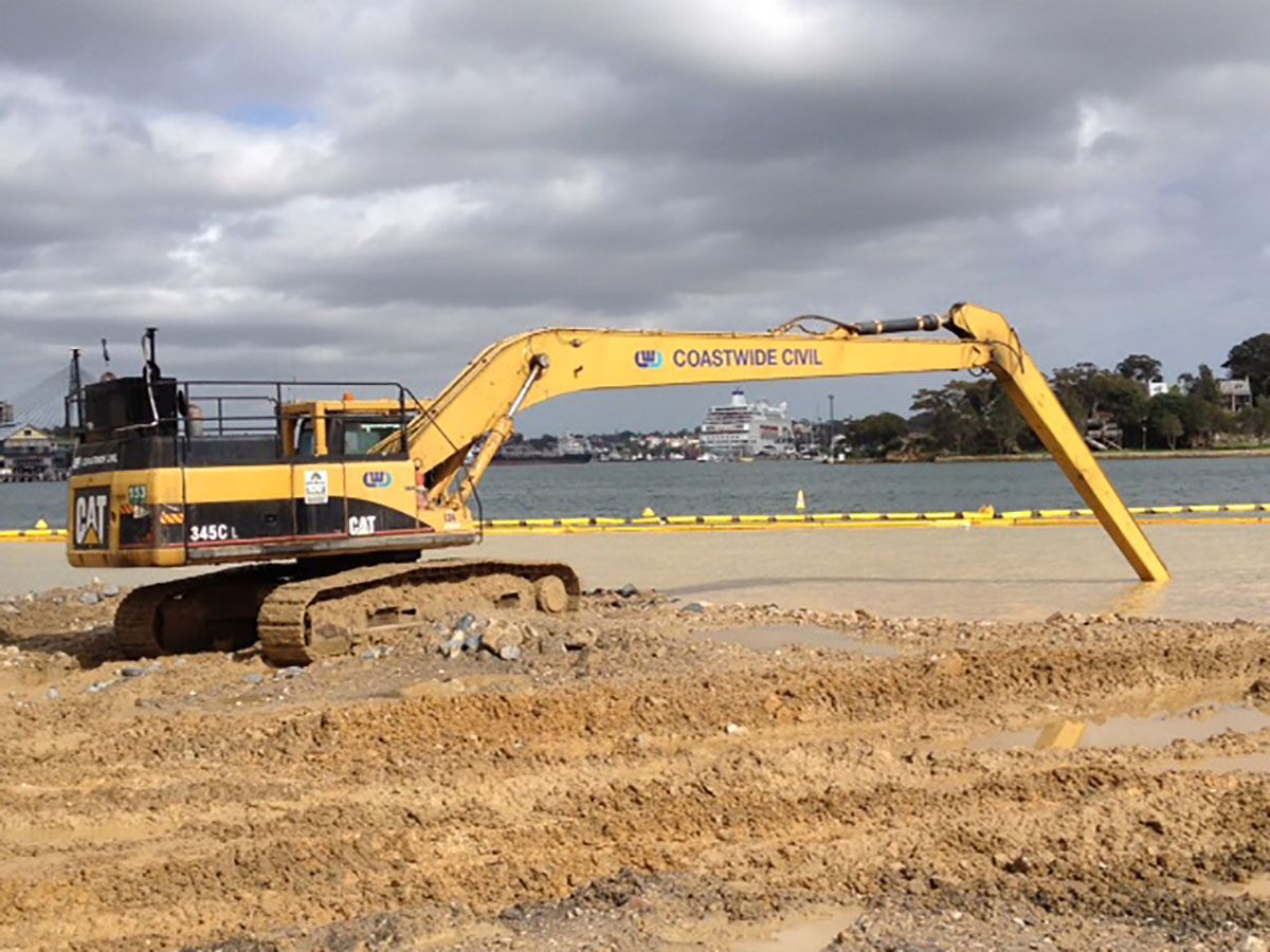 Sea wall construction services | NSW
