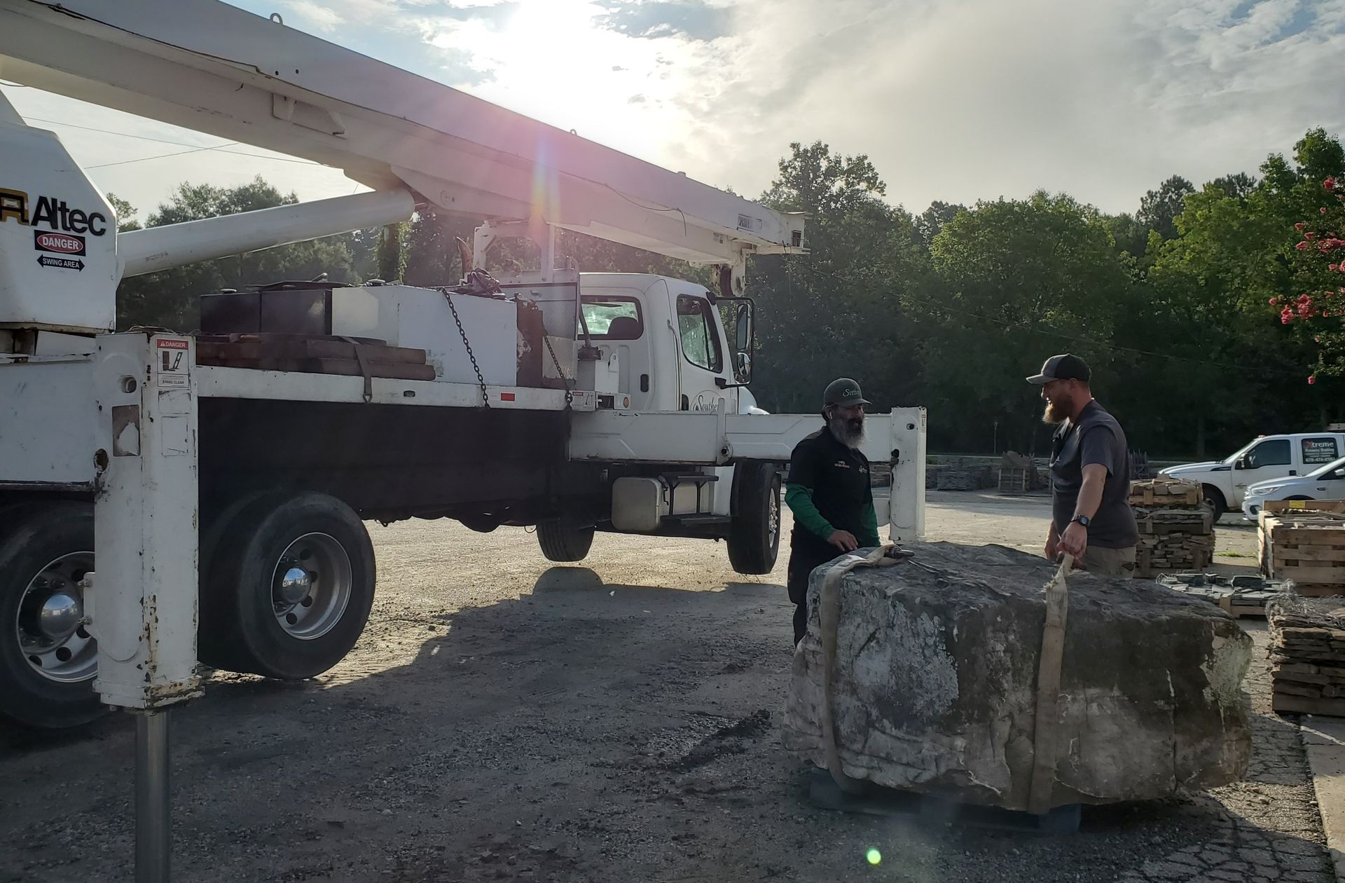 Expert Boulder Placement | Vining Stone, Sharpsburg, GA