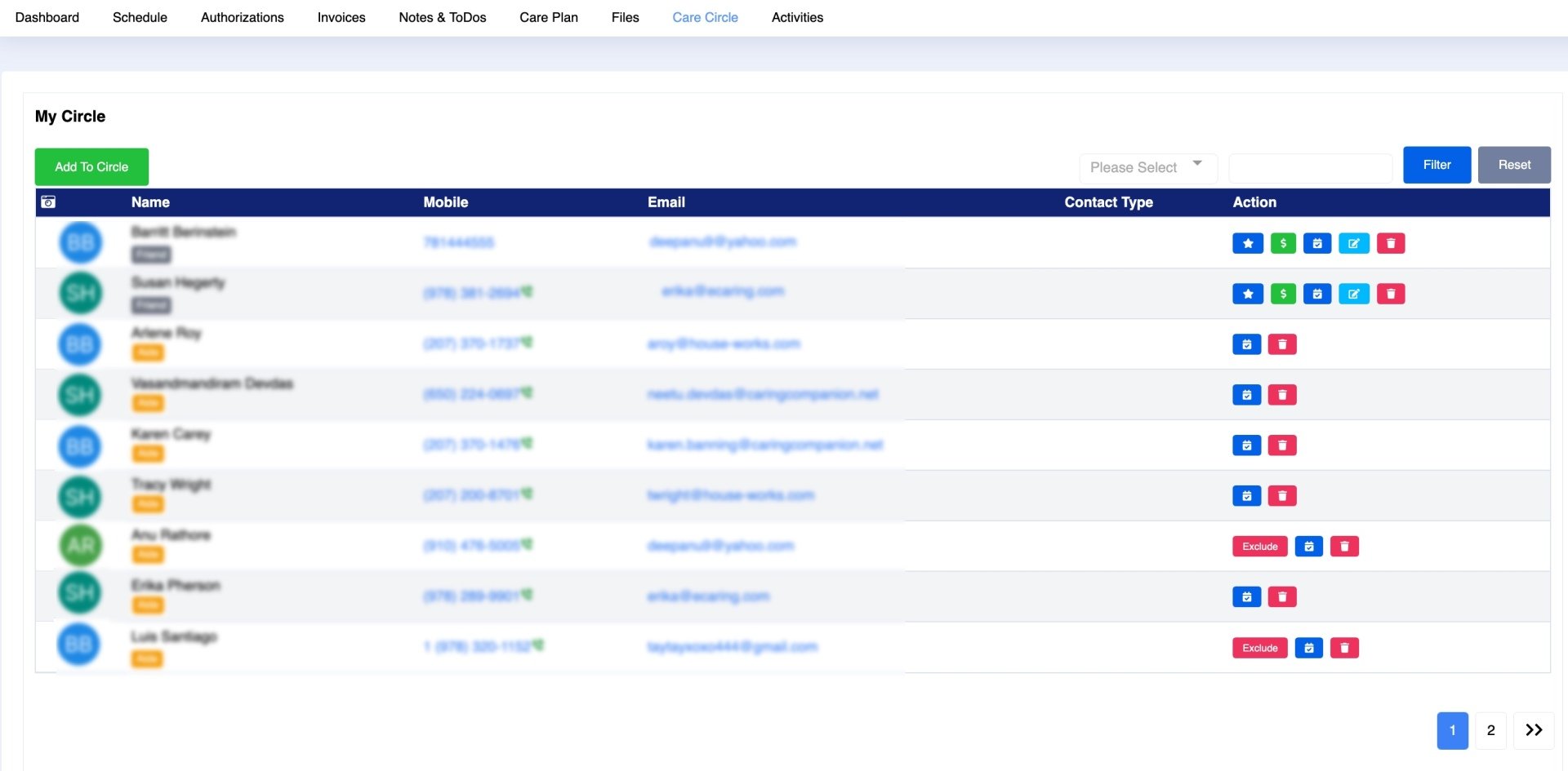 Client Management Software | eCaring | US