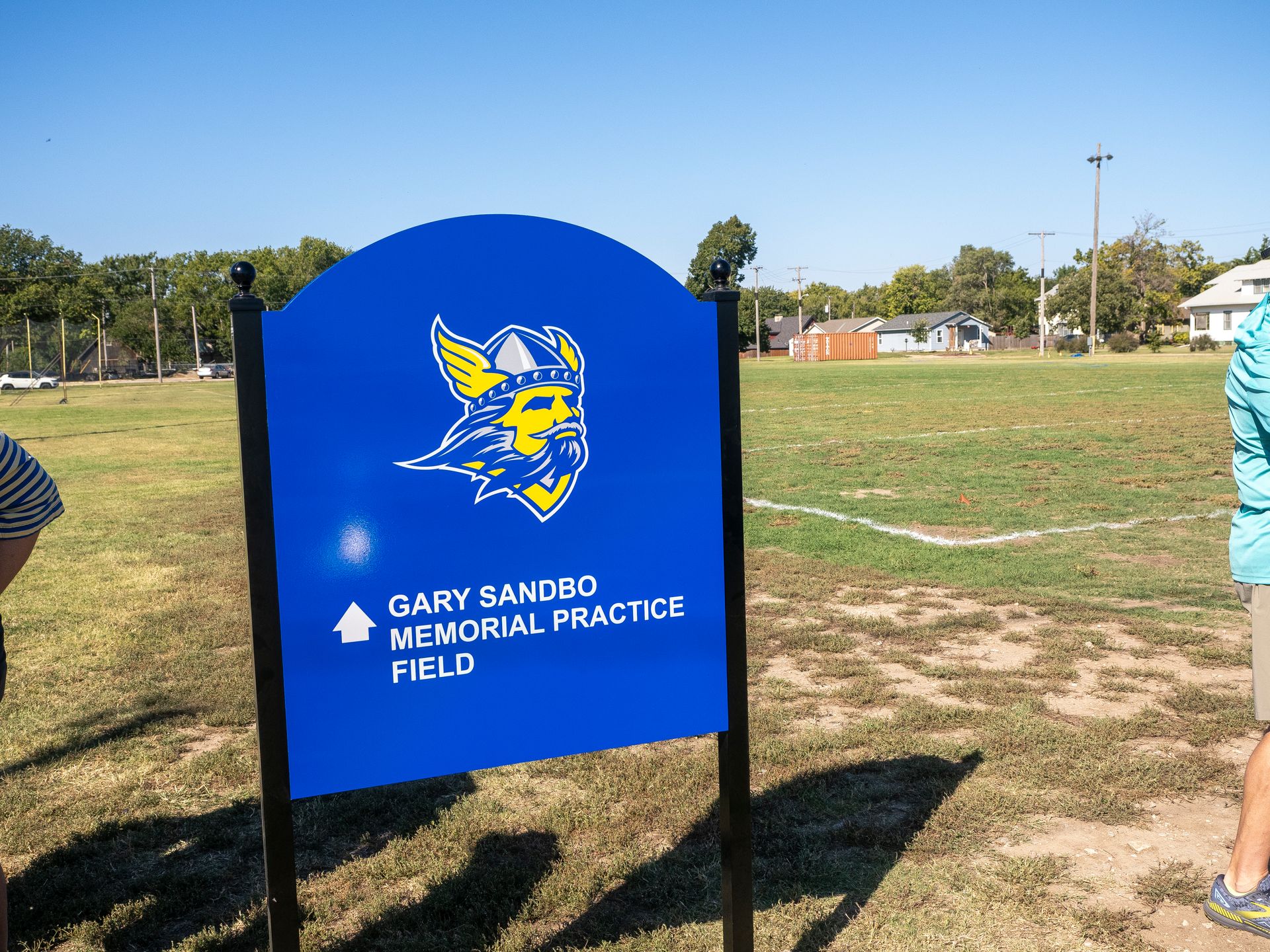 Sandbo Practice Field Dedication