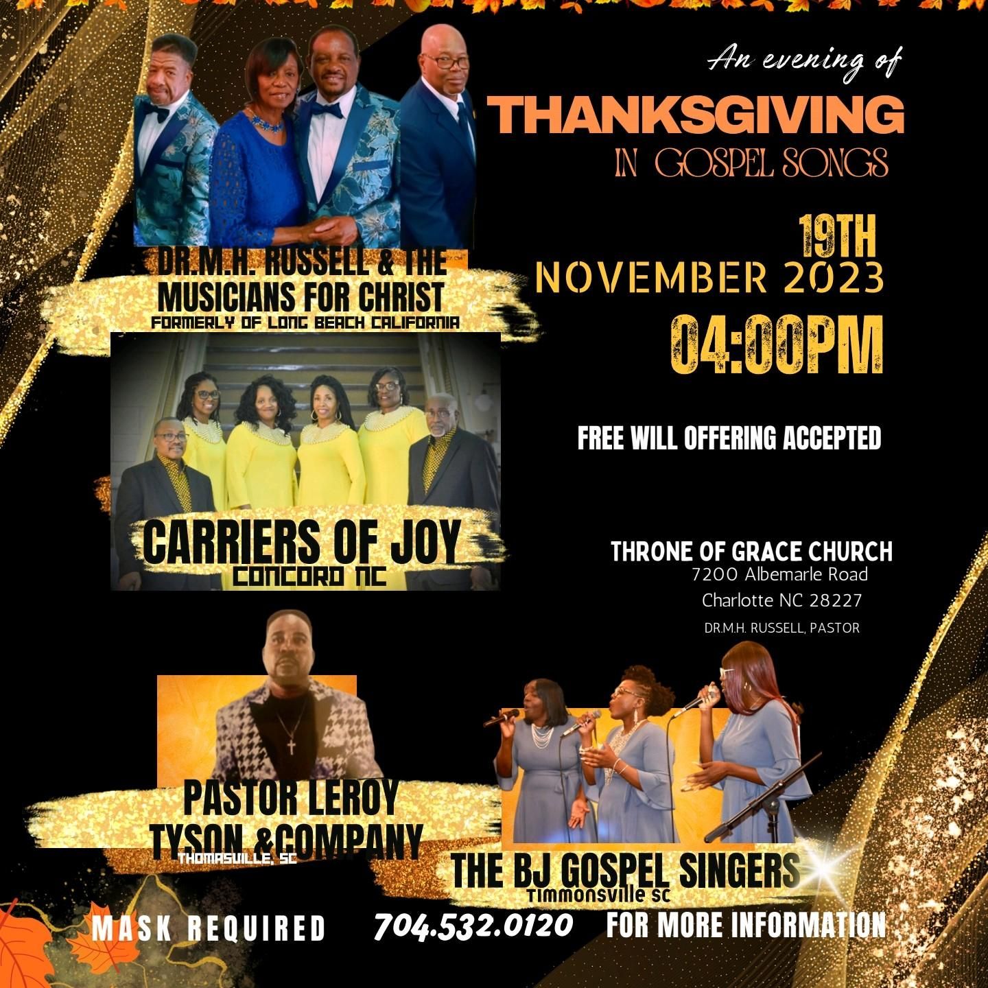 Nationwide Gospel Concerts