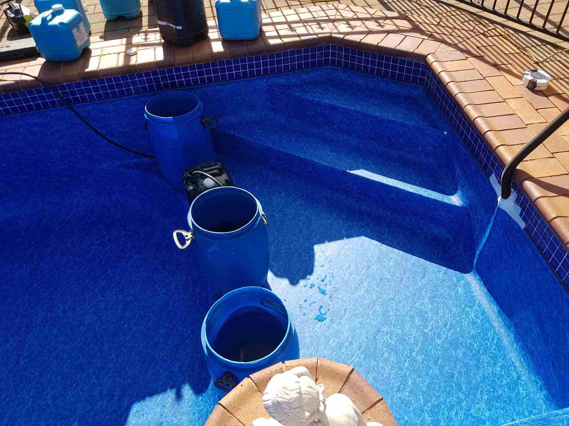 Look at our portfolio for pool liner installation