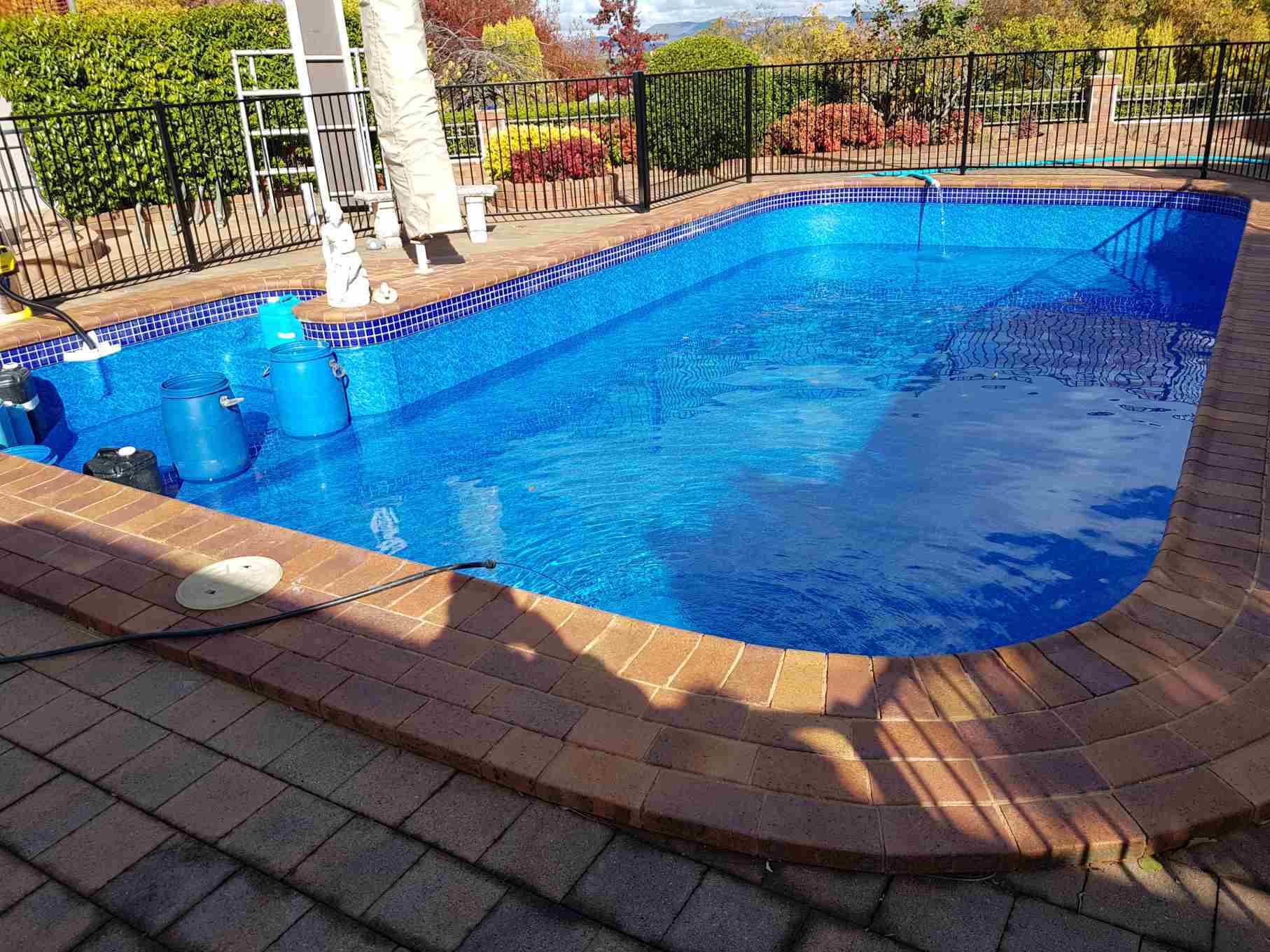 Look at our portfolio for pool liner installation