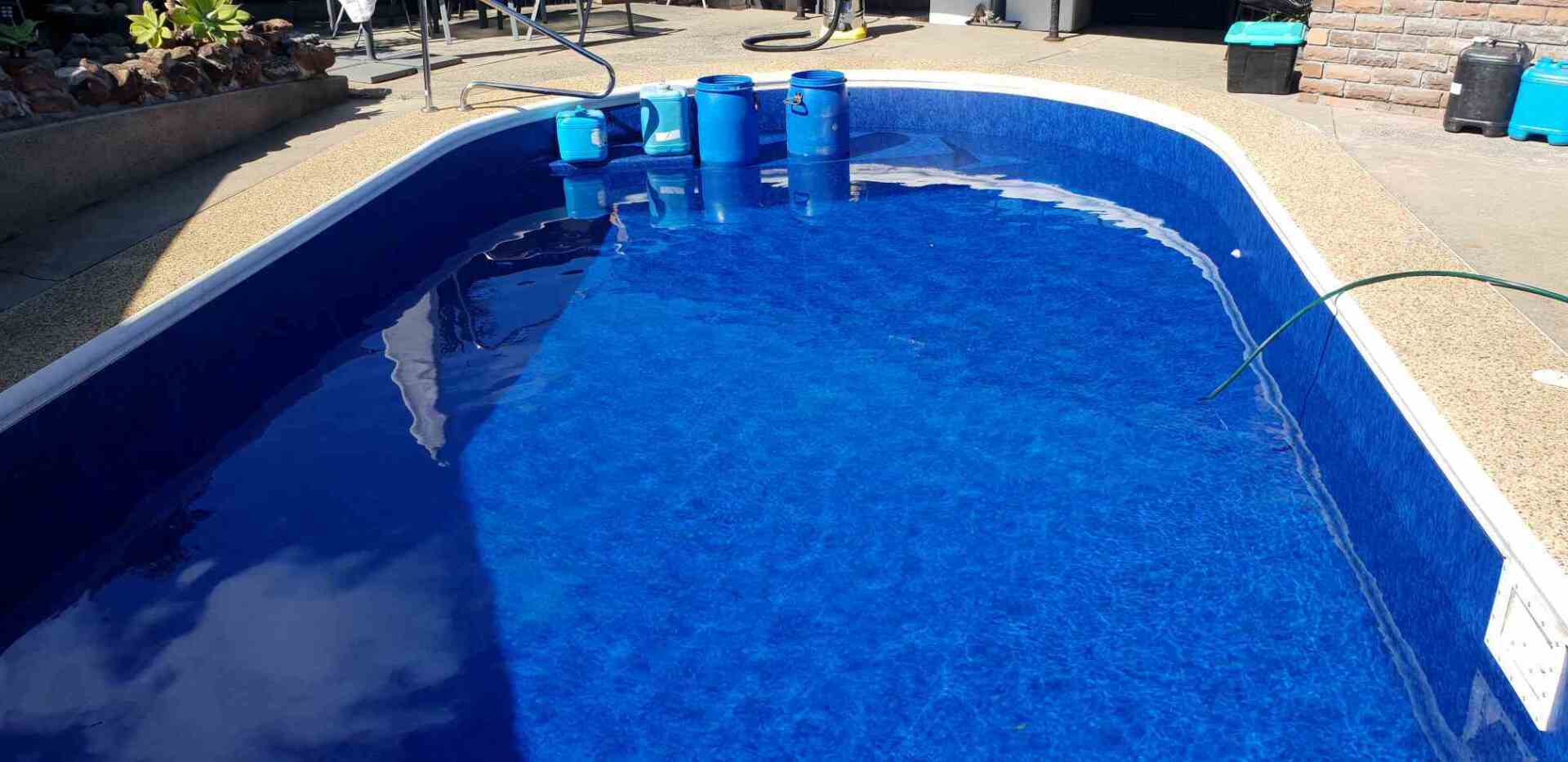 Look at our portfolio for pool liner installation