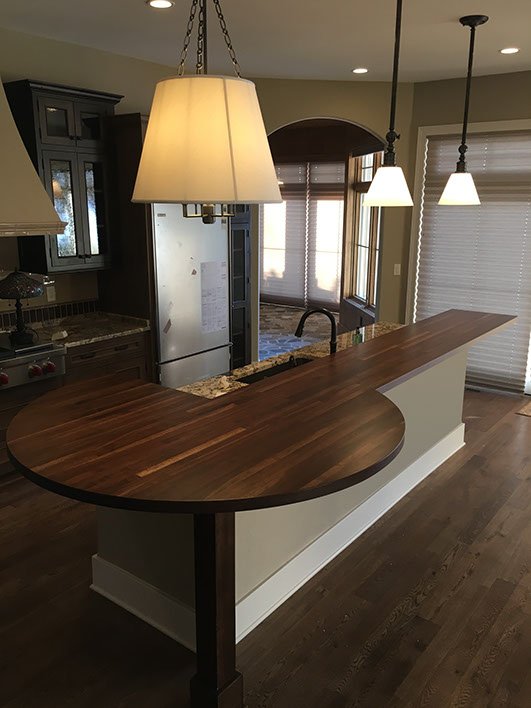 Planning a Kitchen with a Butcher Block Island