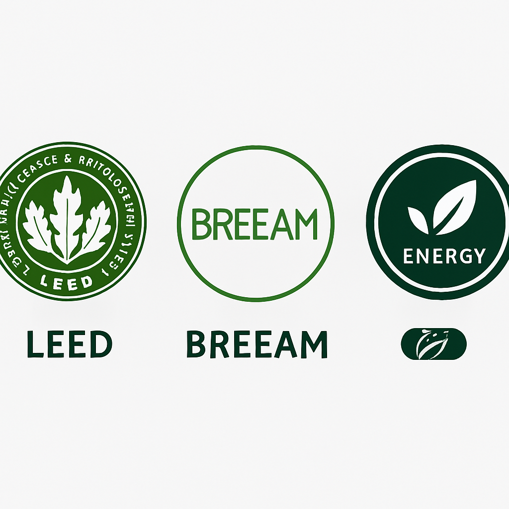 Certificaciones en eficiencia energética: LEED, BREEAM y más