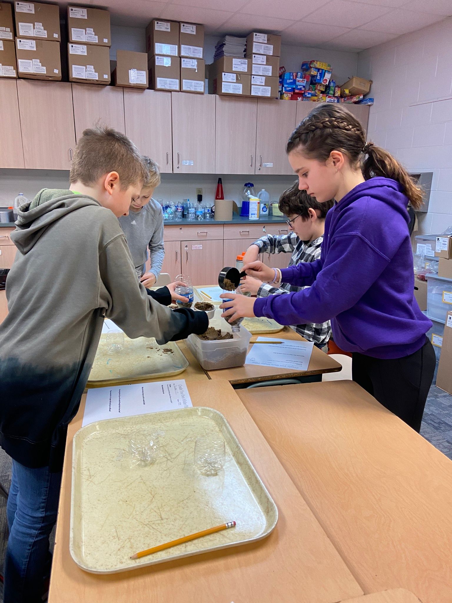 Science Students Create Water Filters