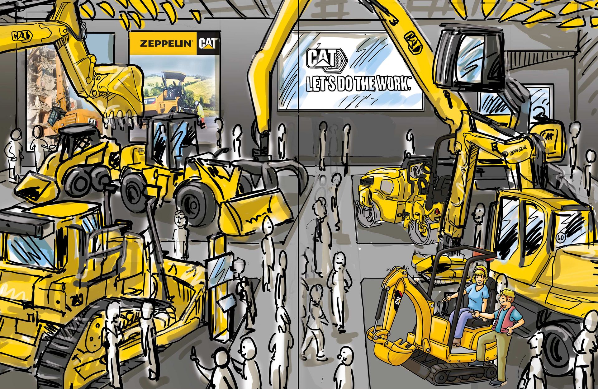 Baumaschinen aus Kindersicht