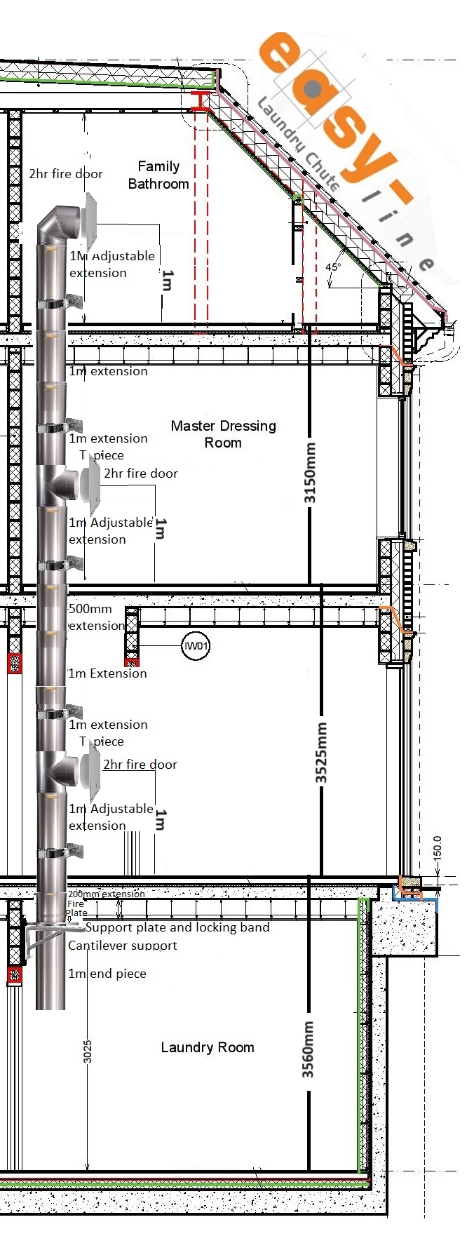 Easyline Laundry Chutes: Efficient British Laundry Chute Systems in the UK