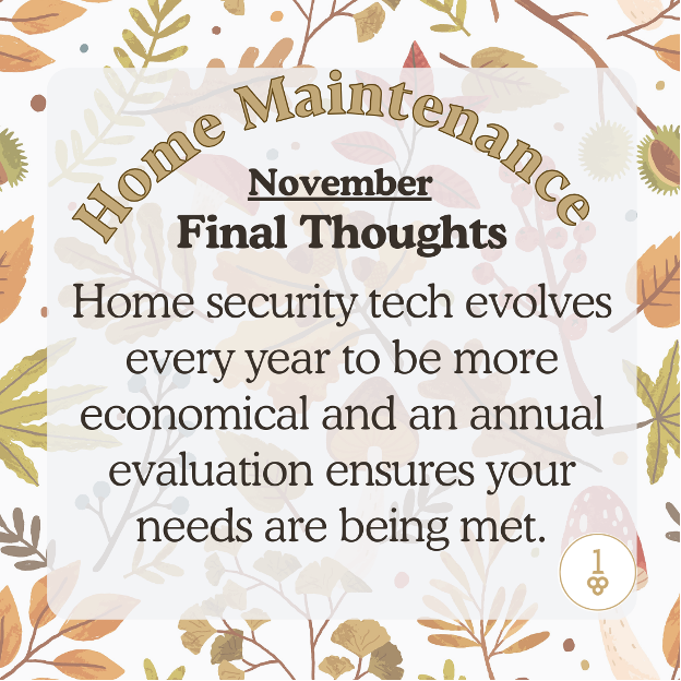 Home Maintenance Checklist for November