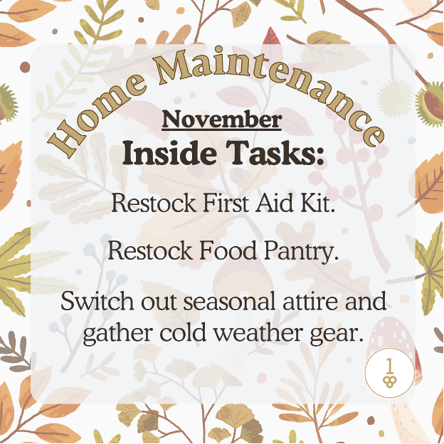 Home Maintenance Checklist for November