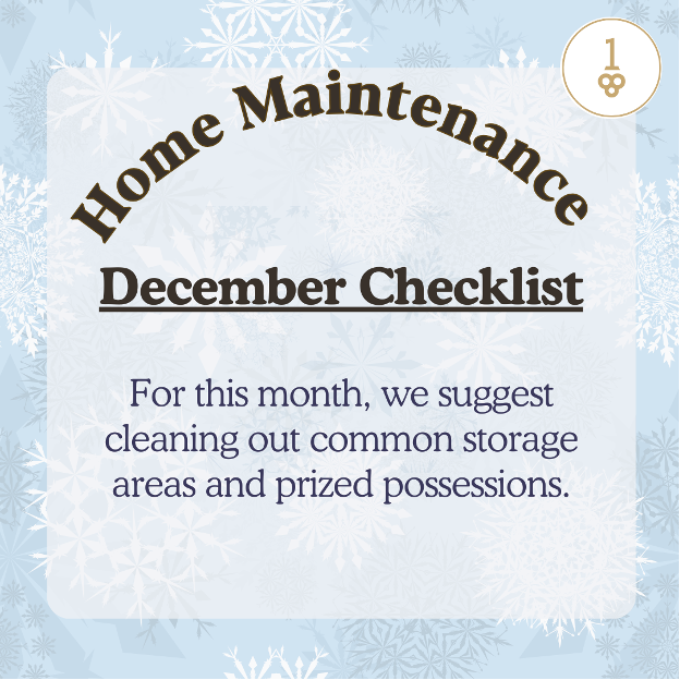 Home Maintenance Checklist for December