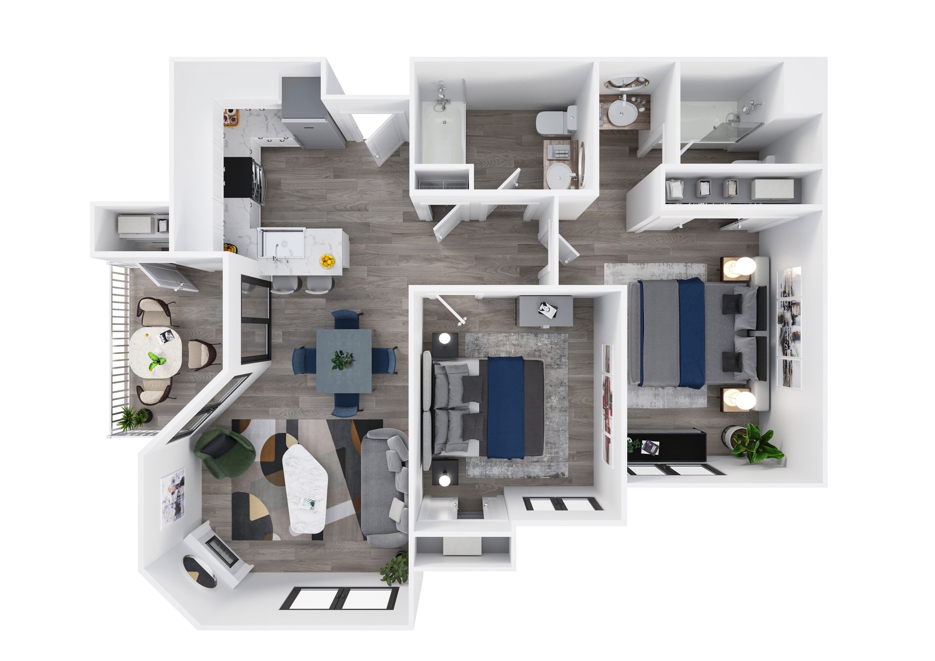 Floor Plans | River House Apartment Homes | Santa Ana, CA