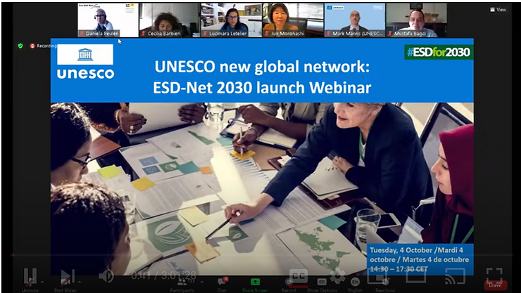 Global Schools Joins UNESCO's ESD-Net Community of Practice