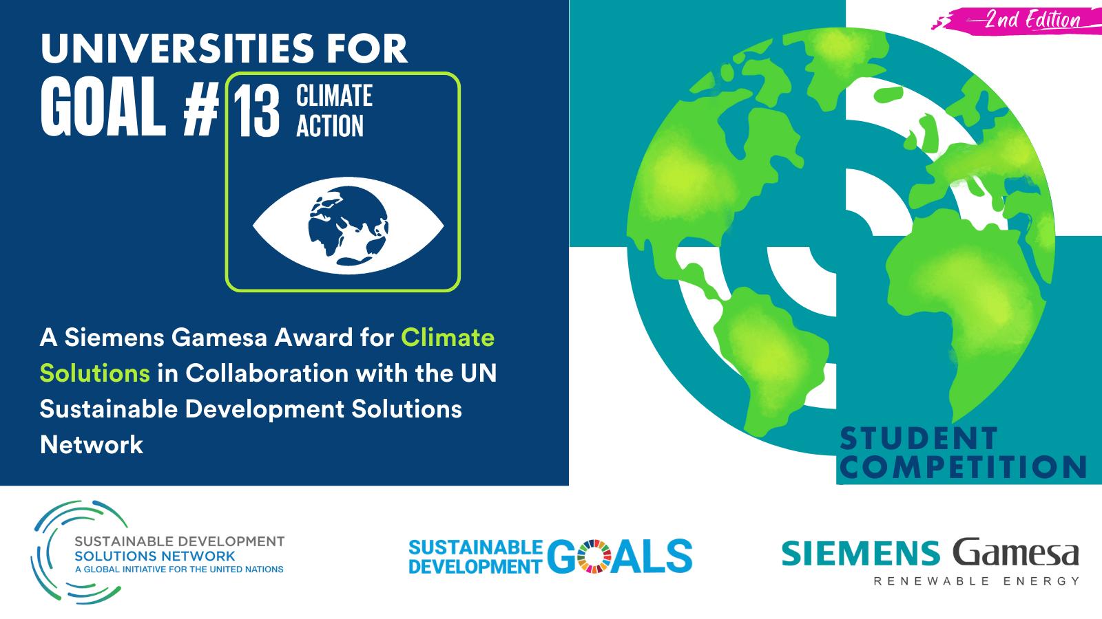 Siemens Gamesa SDSN Universities for Goal 13 competition STEM