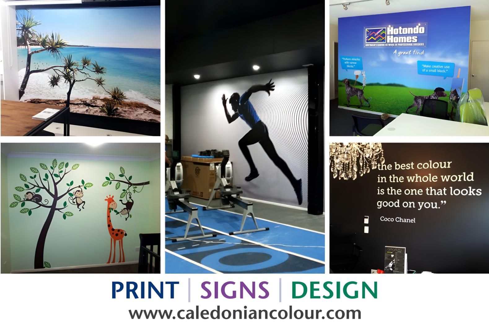 Signage on the Sunshine Coast | Caledonian Colour
