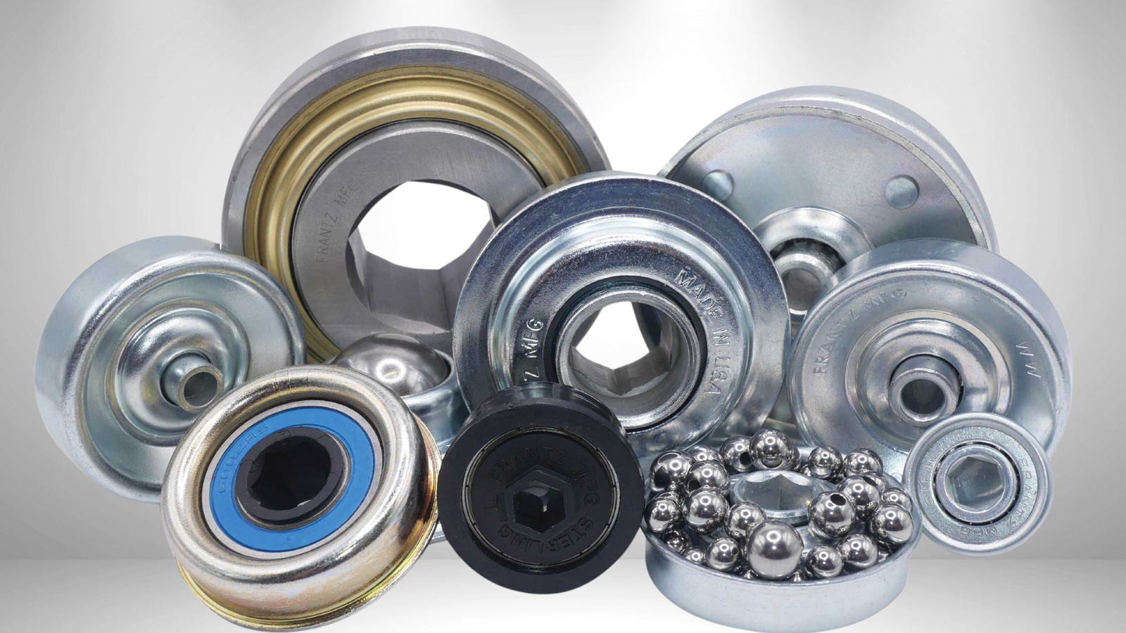 Frantz Bearings, Skate Wheels & Ball Transfers | Jealco