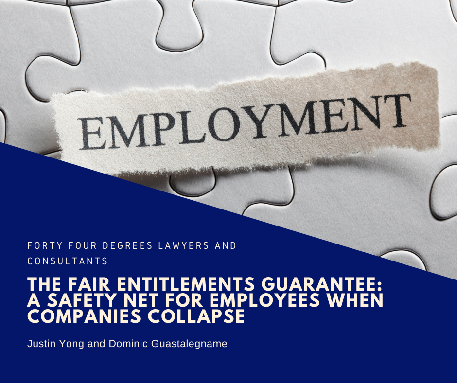 The Fair Entitlements Guarantee: A Safety Net for Employees When ...