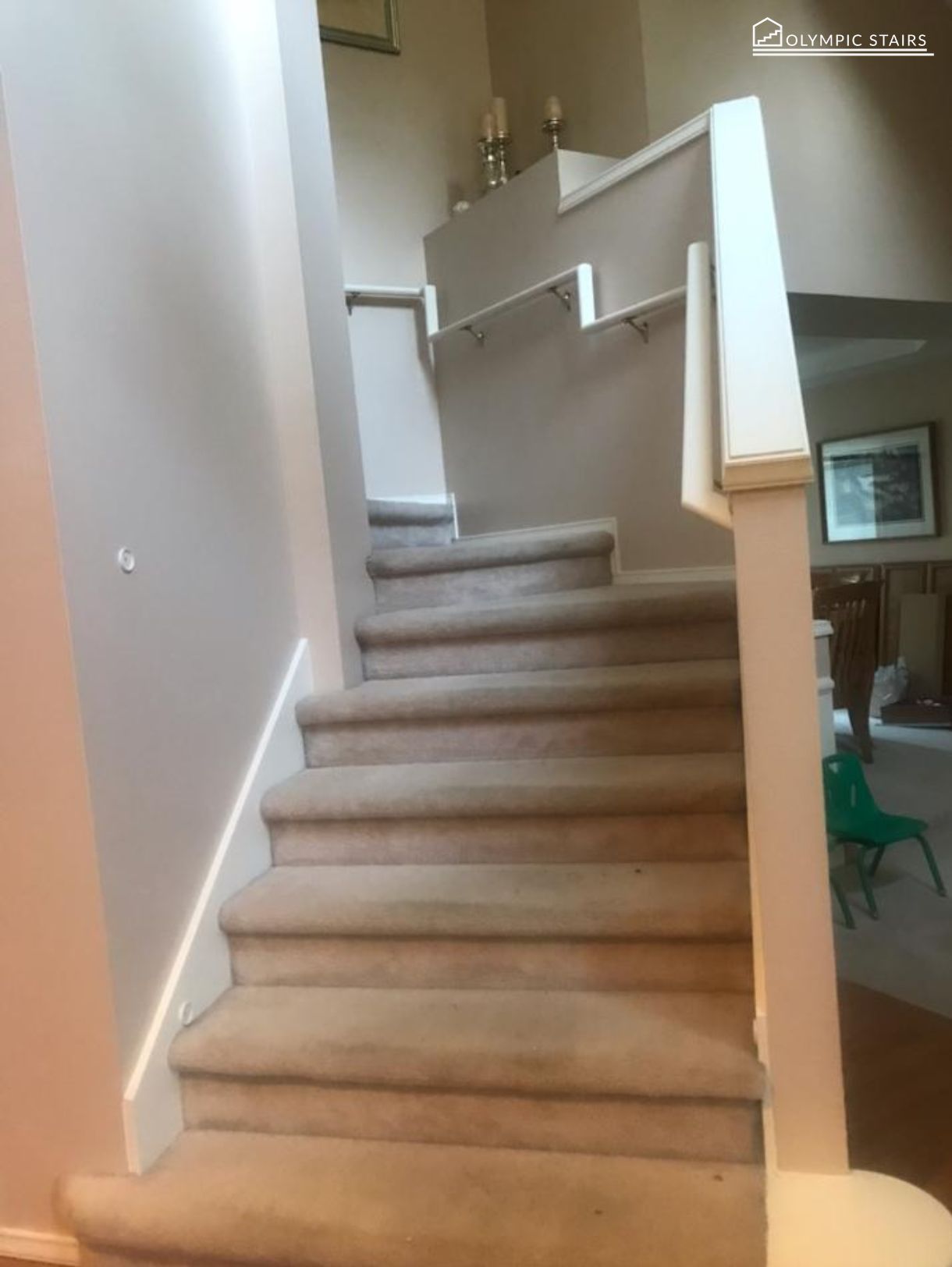 Before and After Staircase Installation in Tacoma, WA