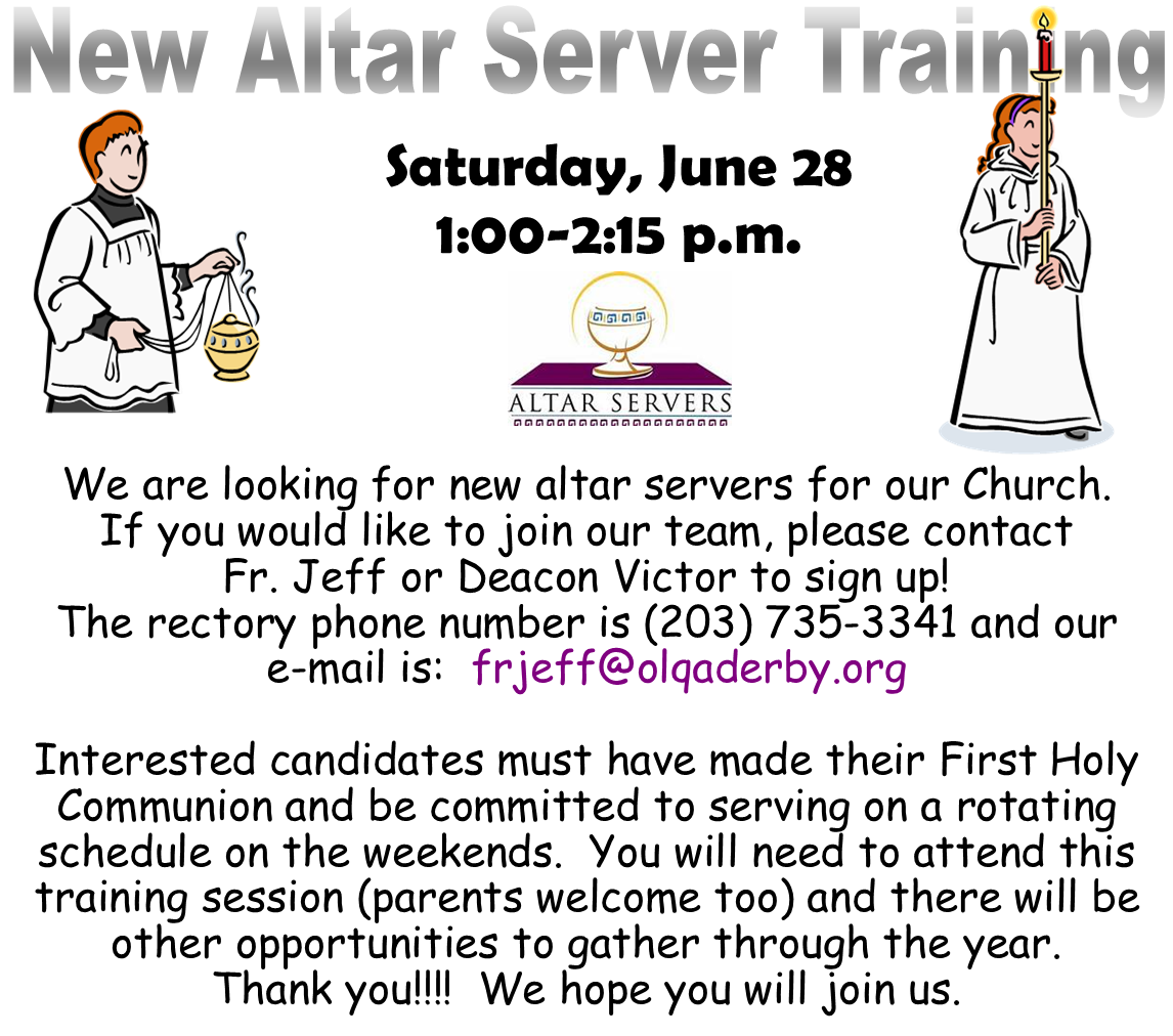 Altar Server Training