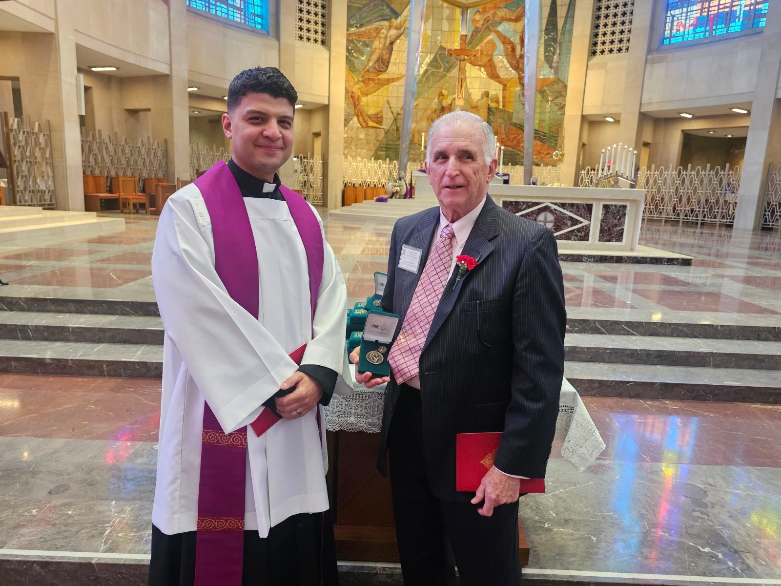 Jim McGuire recognized with St. Joseph Medal