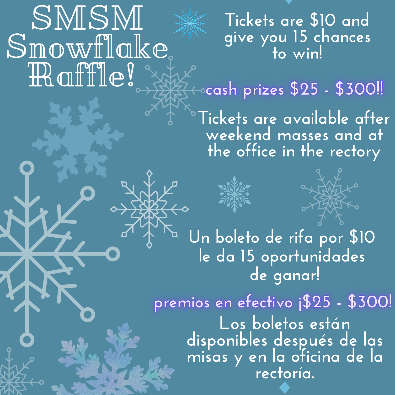 Snowflake Raffle