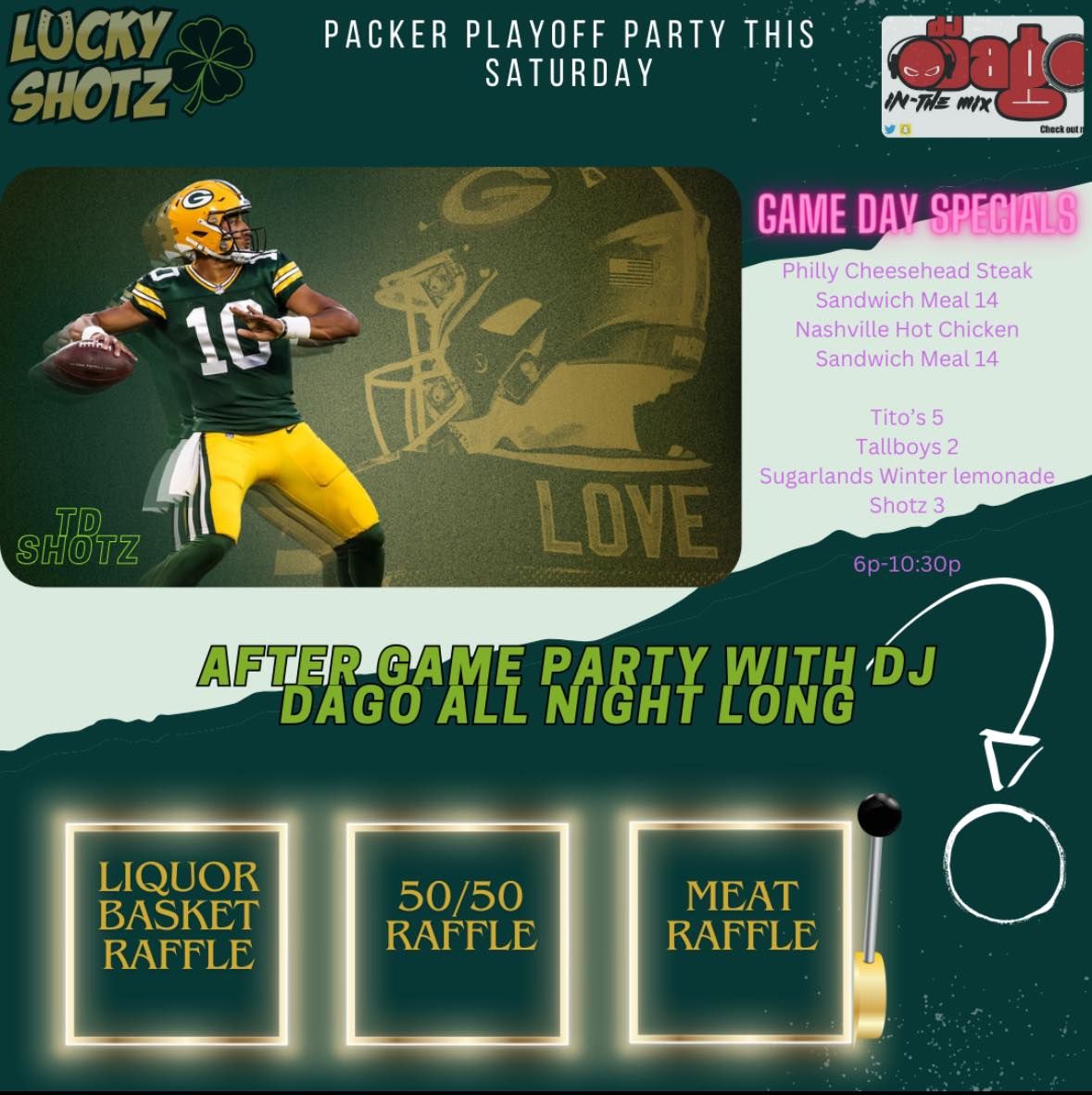 Lucky Shotz | Special Events at Our Bar & Restaurant