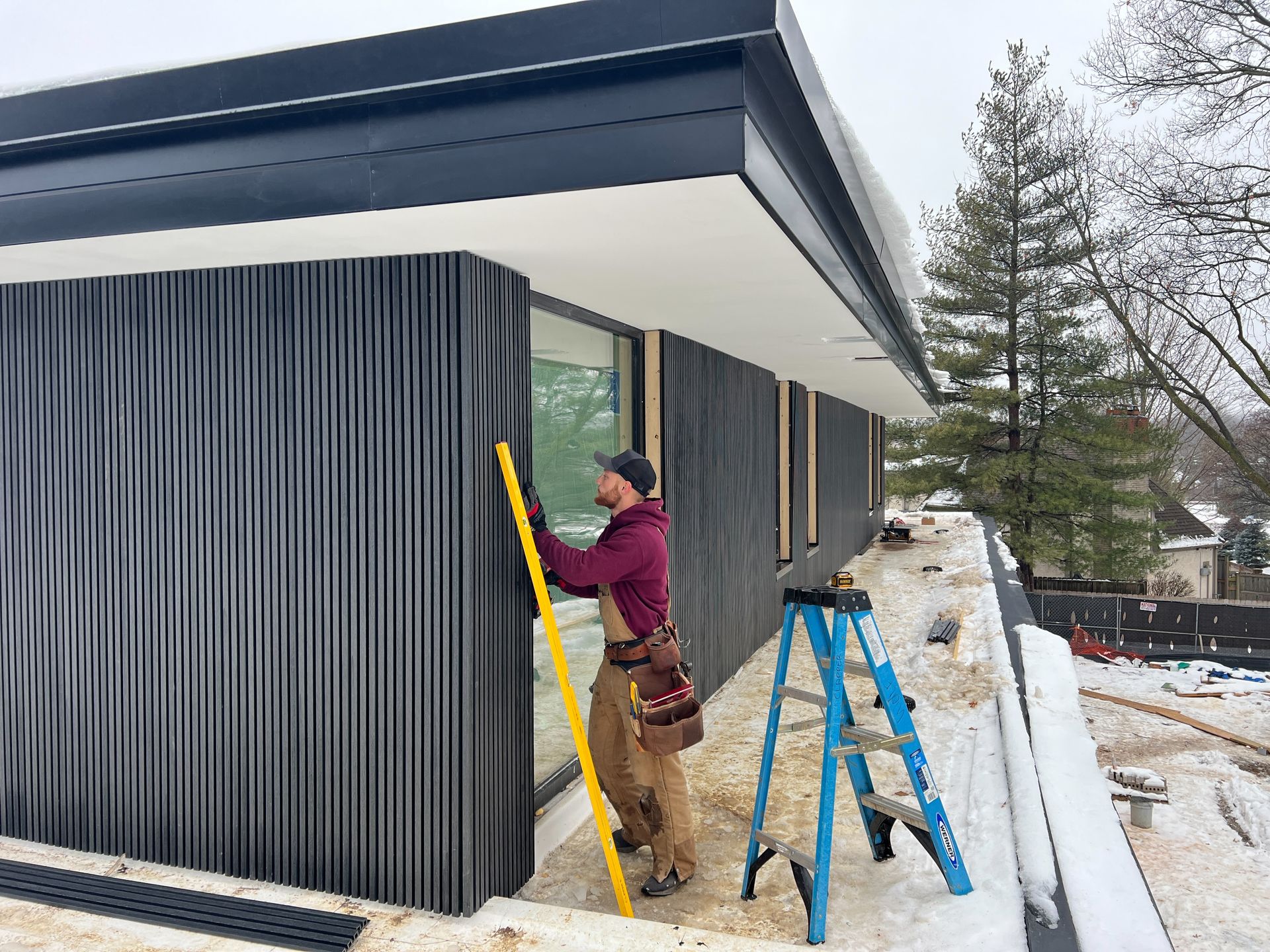 Uniquely Durable + Beautiful Siding on Prairie Village Passive House