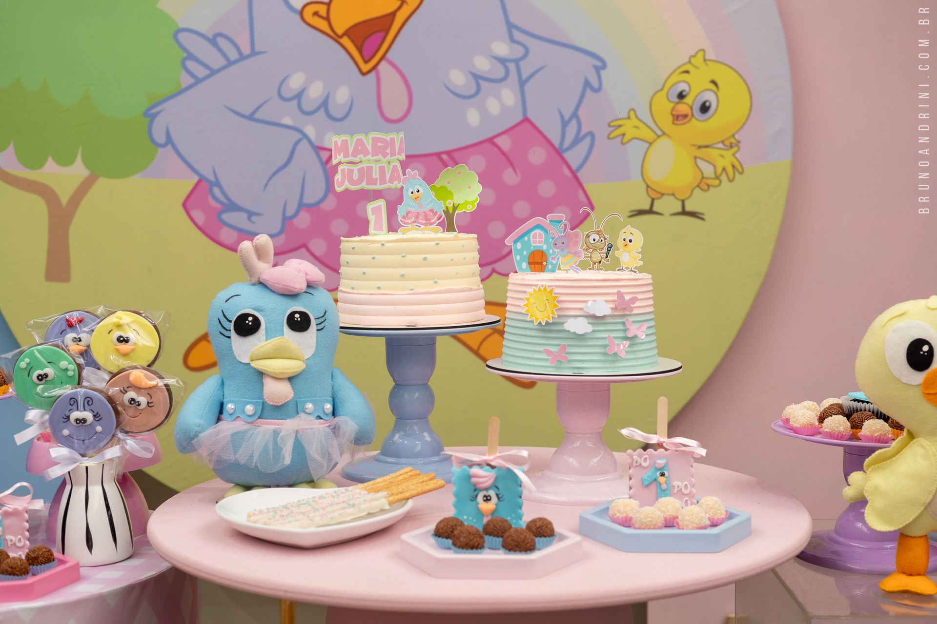 Festa de 1 Ano com Tema Galinha Pintadinha em Botucatu