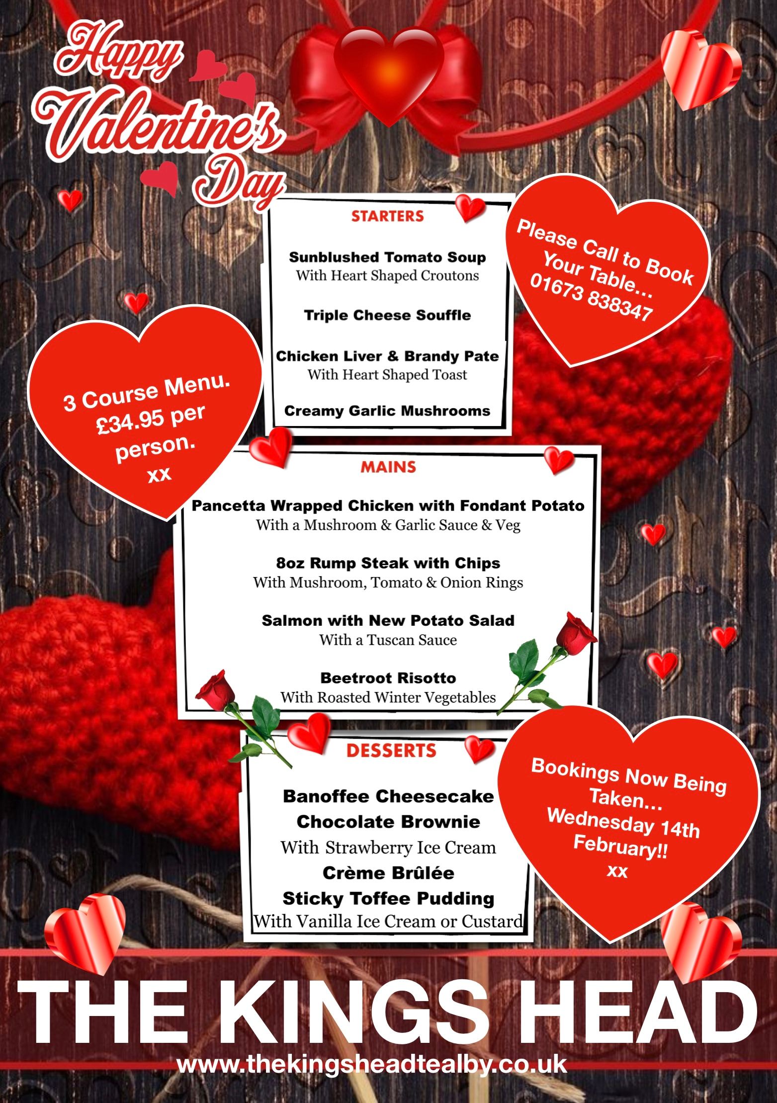 Home [thekingsheadtealby.co.uk]