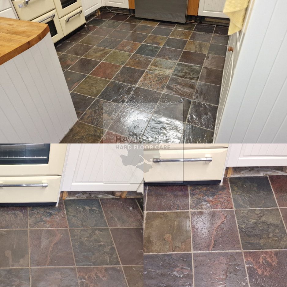 Slate Floor Restoration Husband & Wife Experts