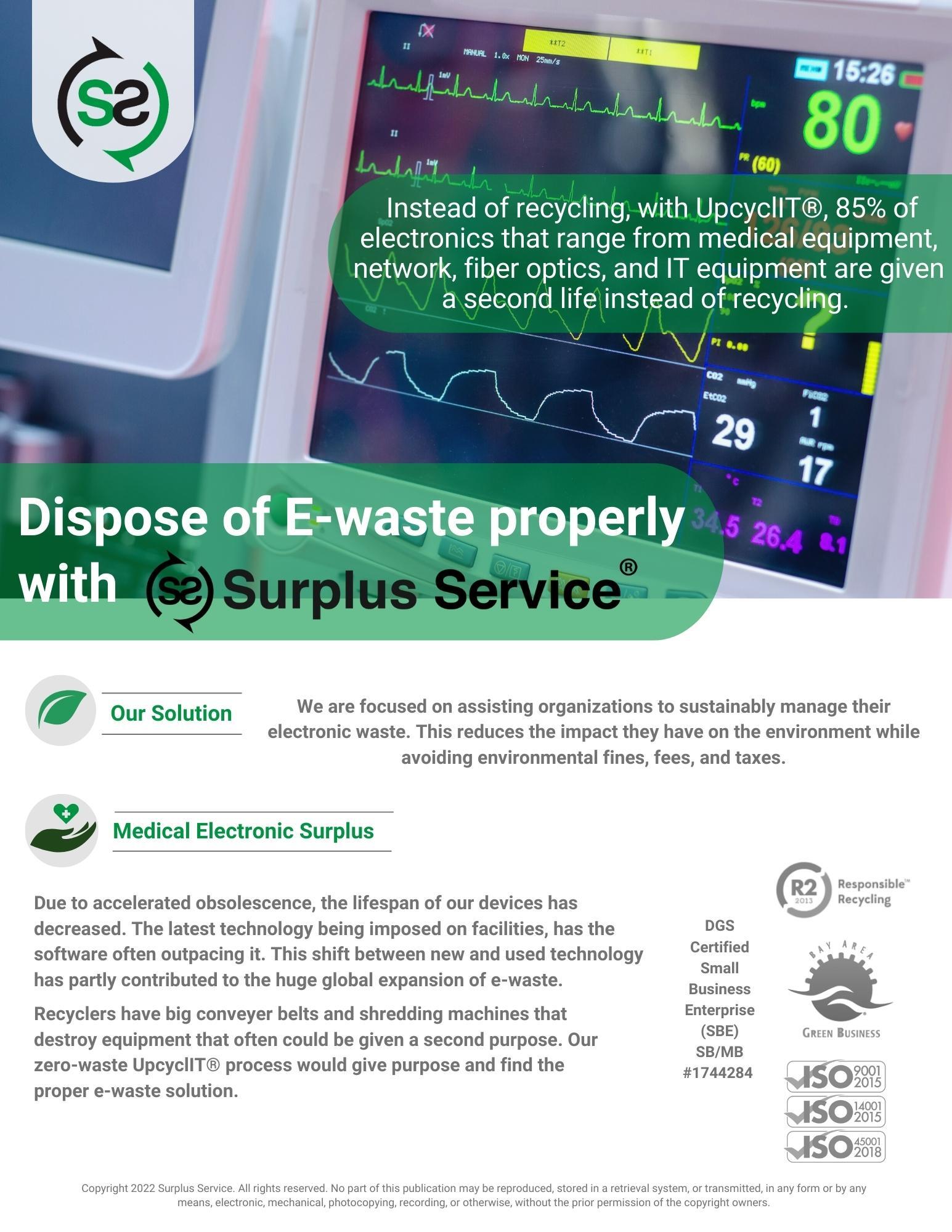 Downloads on services and solutions from Surplus Service