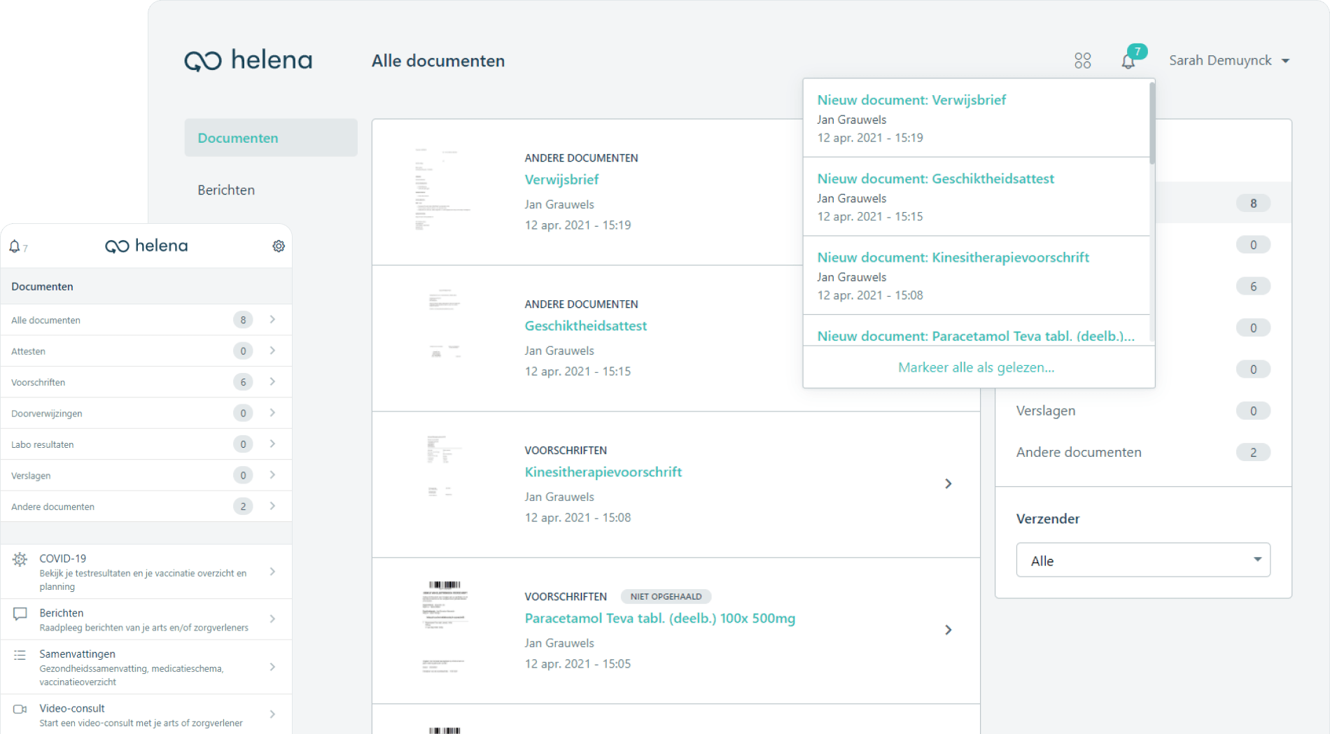 Helena voor patiënten