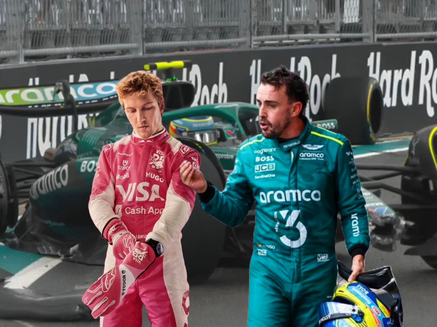 In a Season Best, Lawson Finishes Alonso’s Car