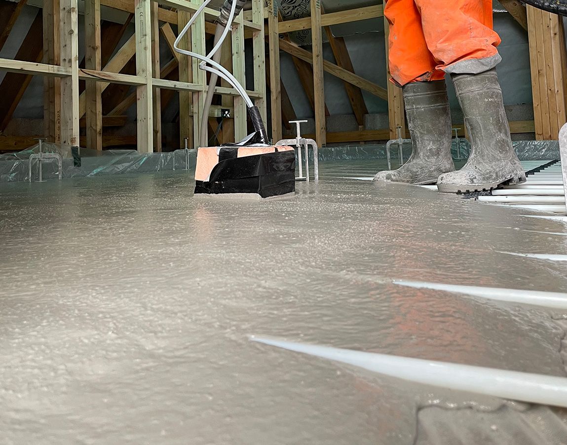 Floor screed installation Manchester | Clockwork Screed