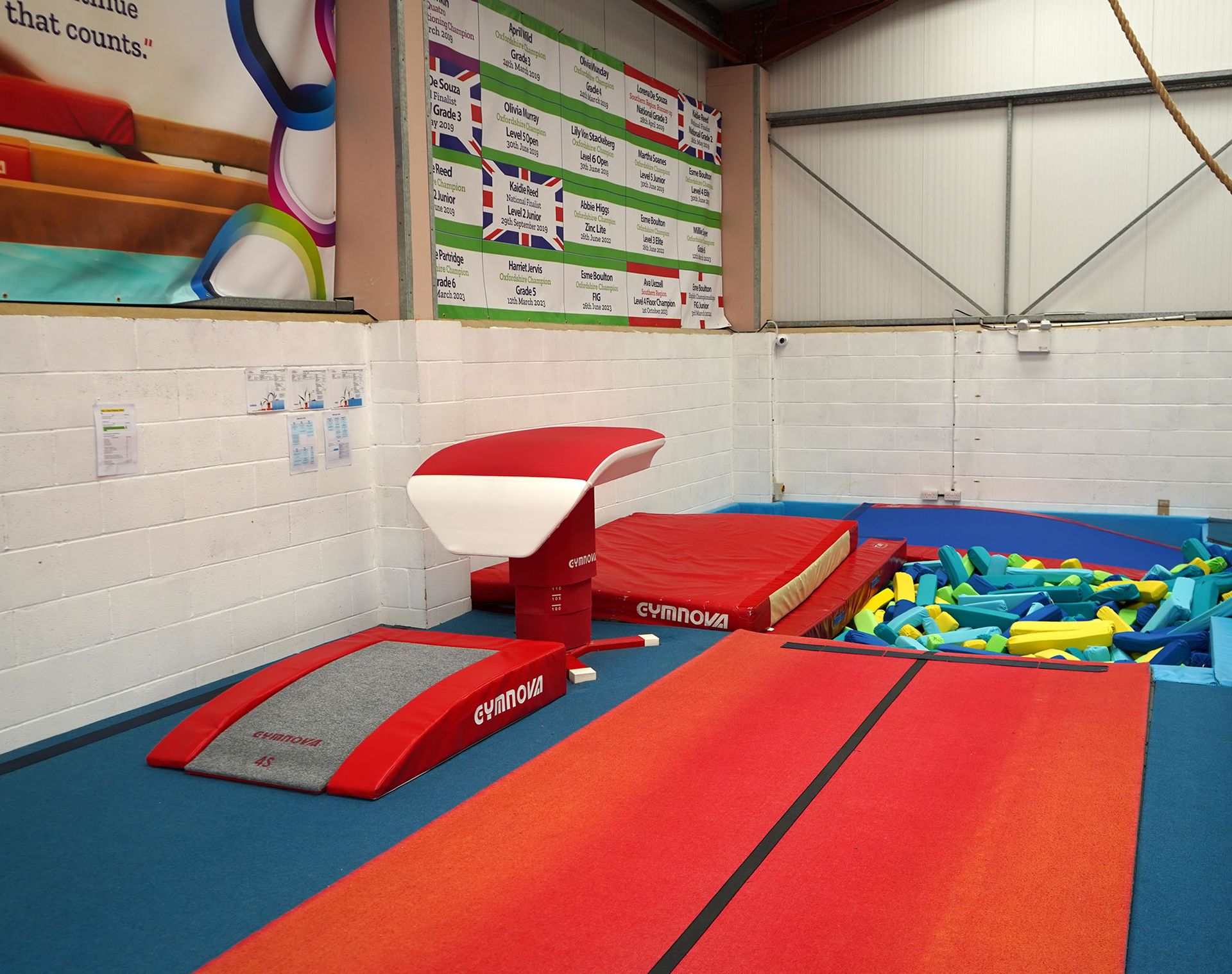 Facilities | Wantage Gymnastics Centre | Stanford in the Vale Oxfordshire