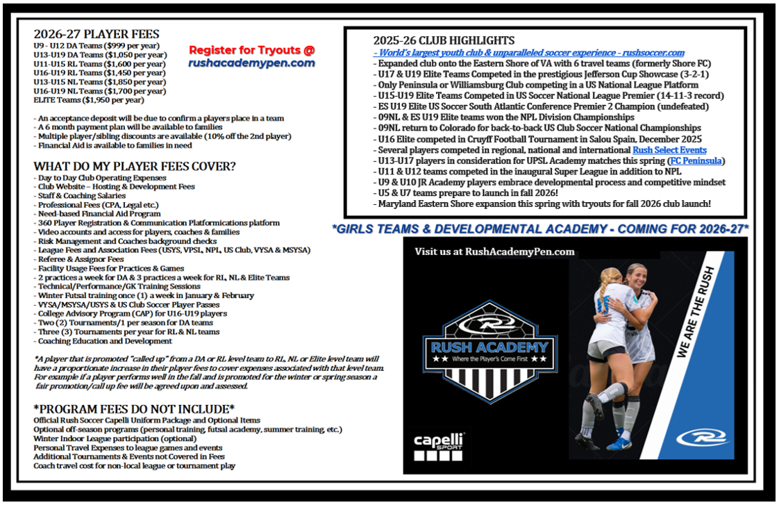 Competitive Soccer Tryouts