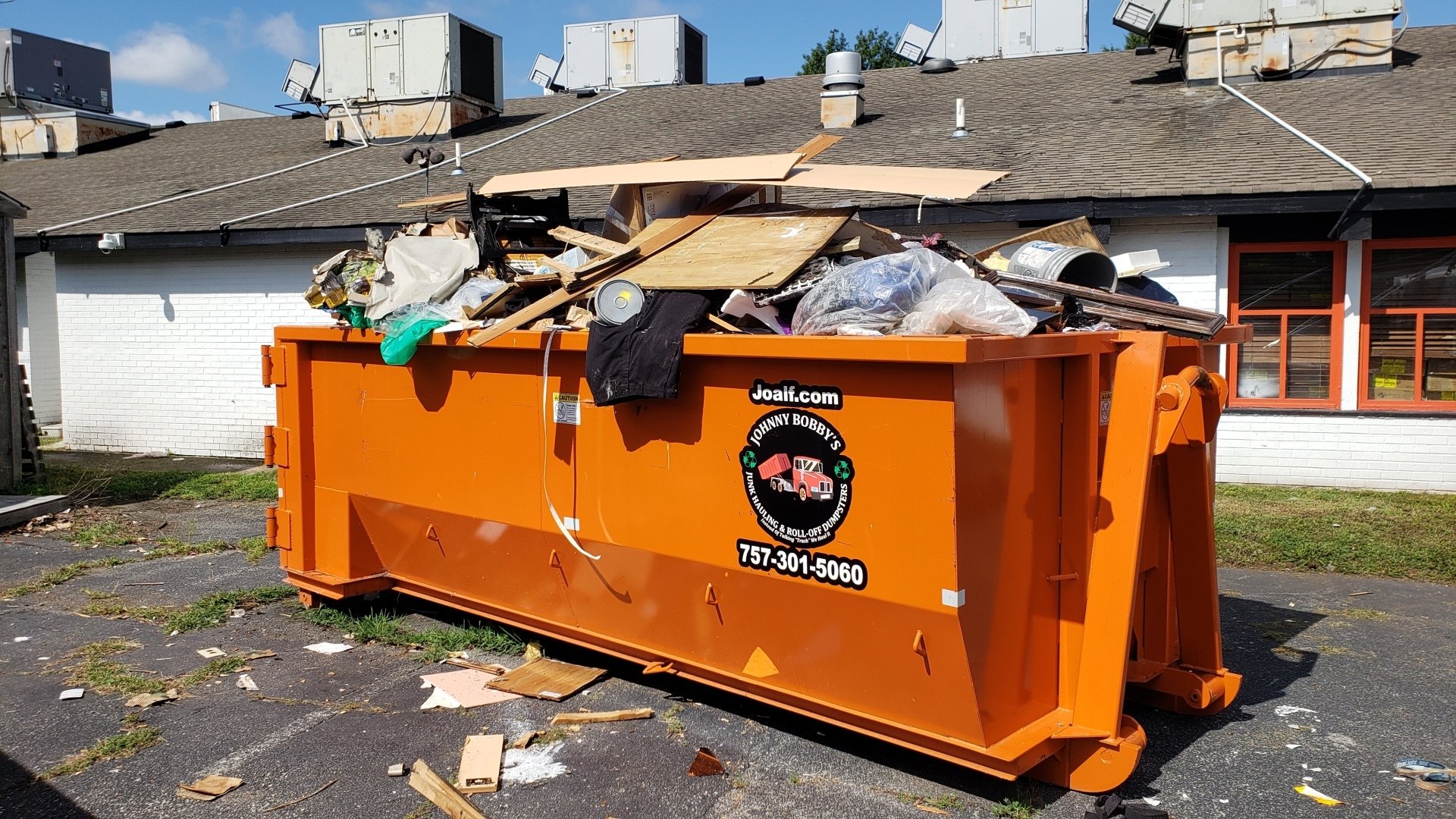 Properly Loading Your Dumpster - JOALF