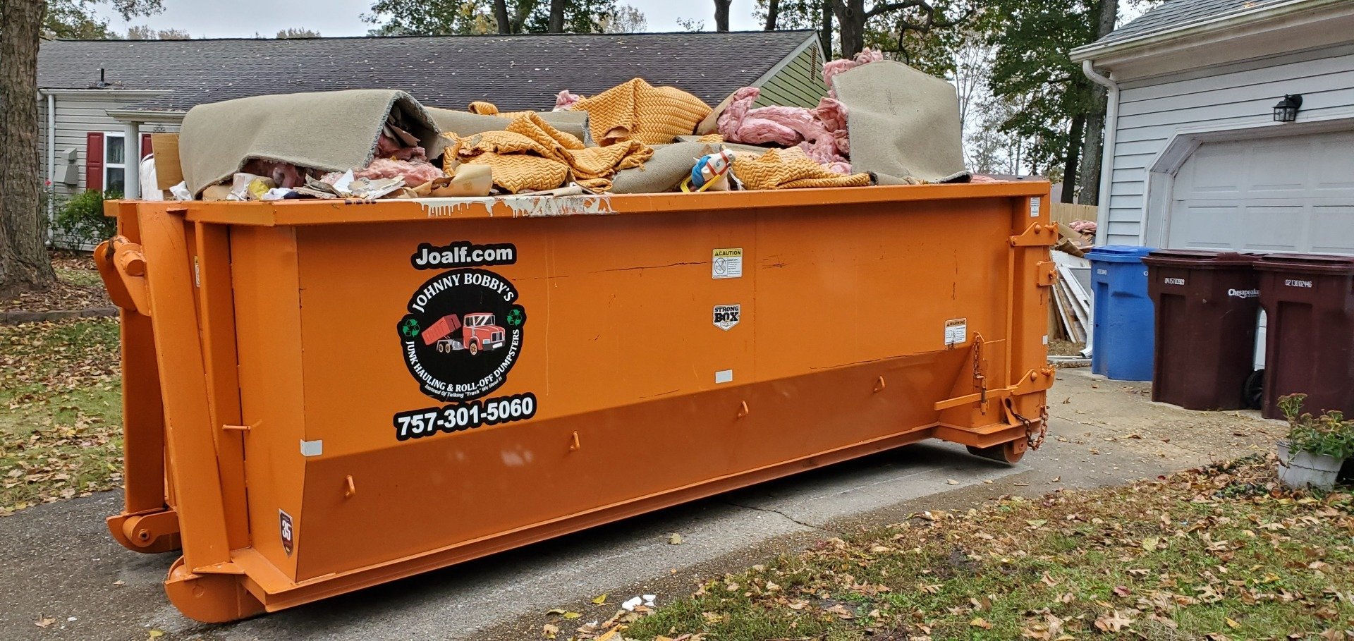 Properly Loading Your Dumpster - JOALF