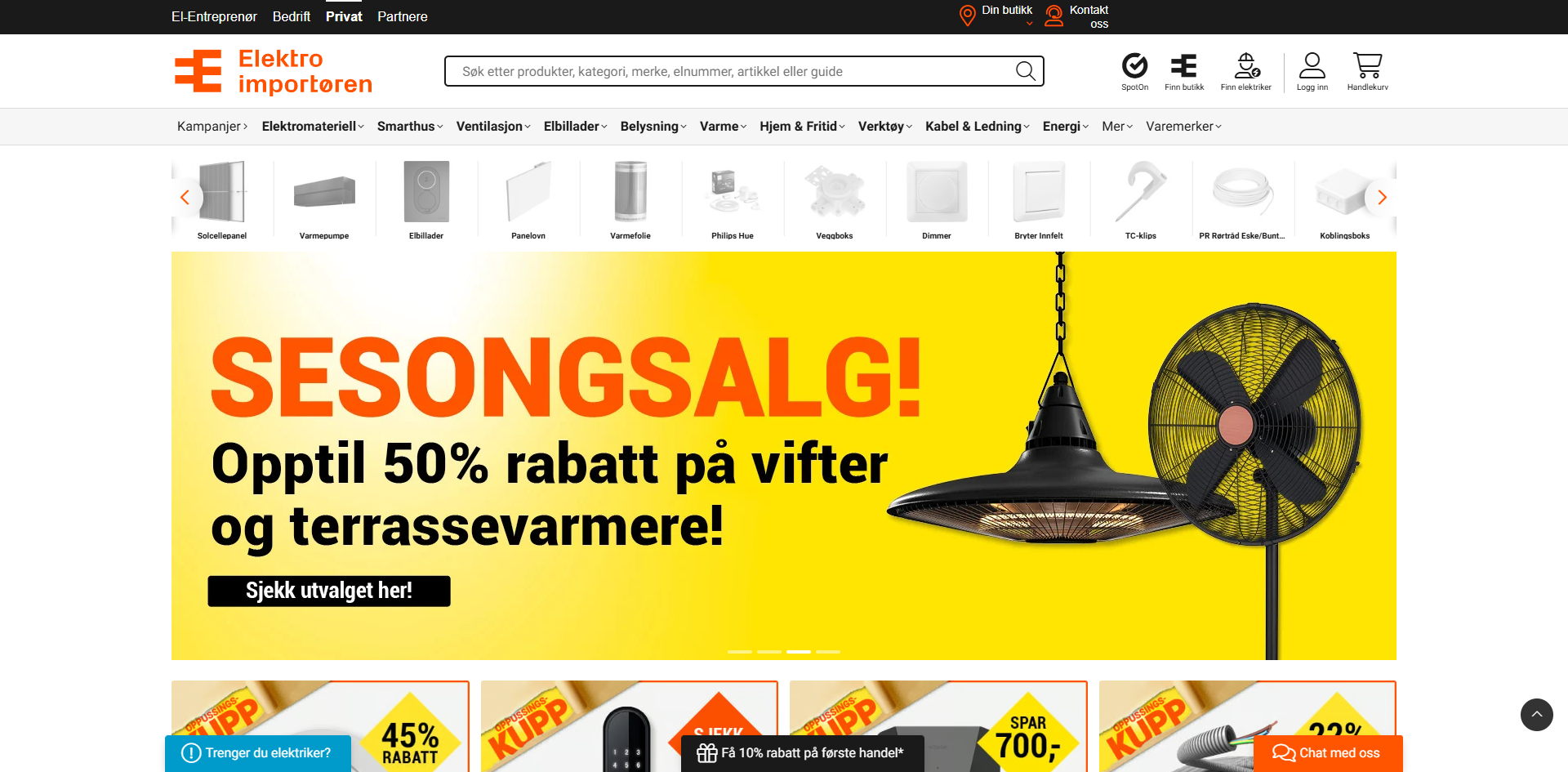 Elektroimportoren nettbutikk - Les omtalen av nettbutikken