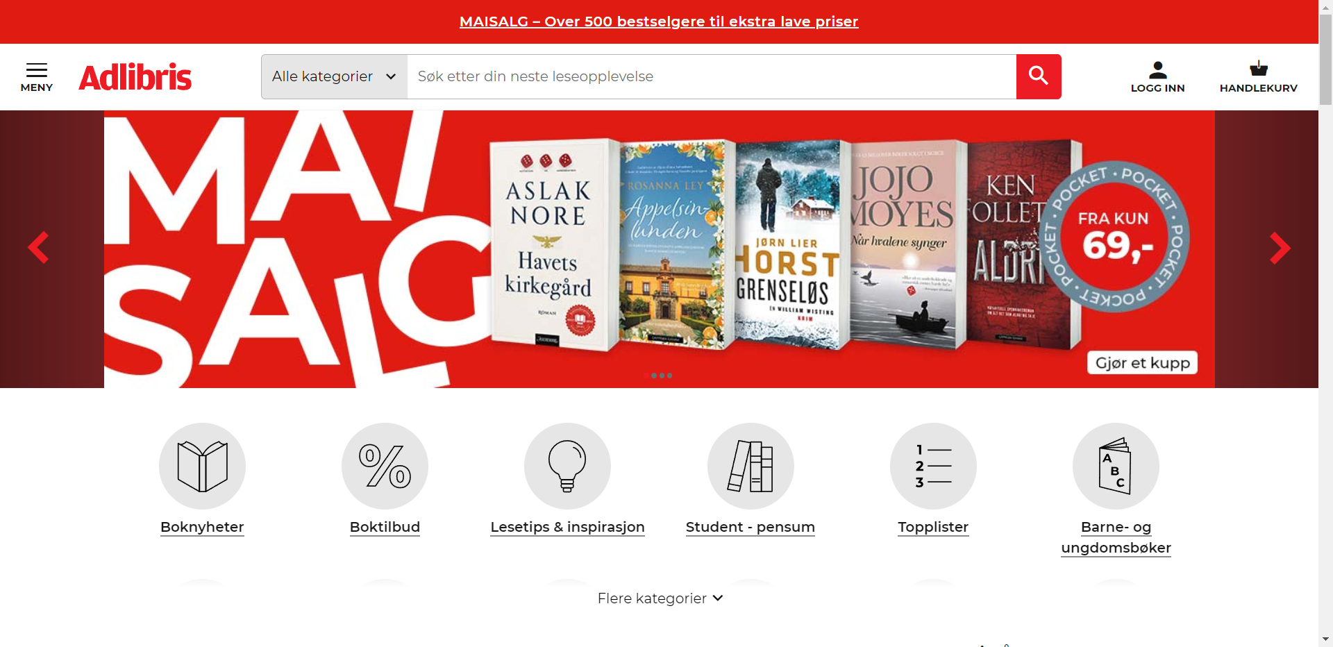 Adlibris nettbutikk - Les omtalen av nettbutikken