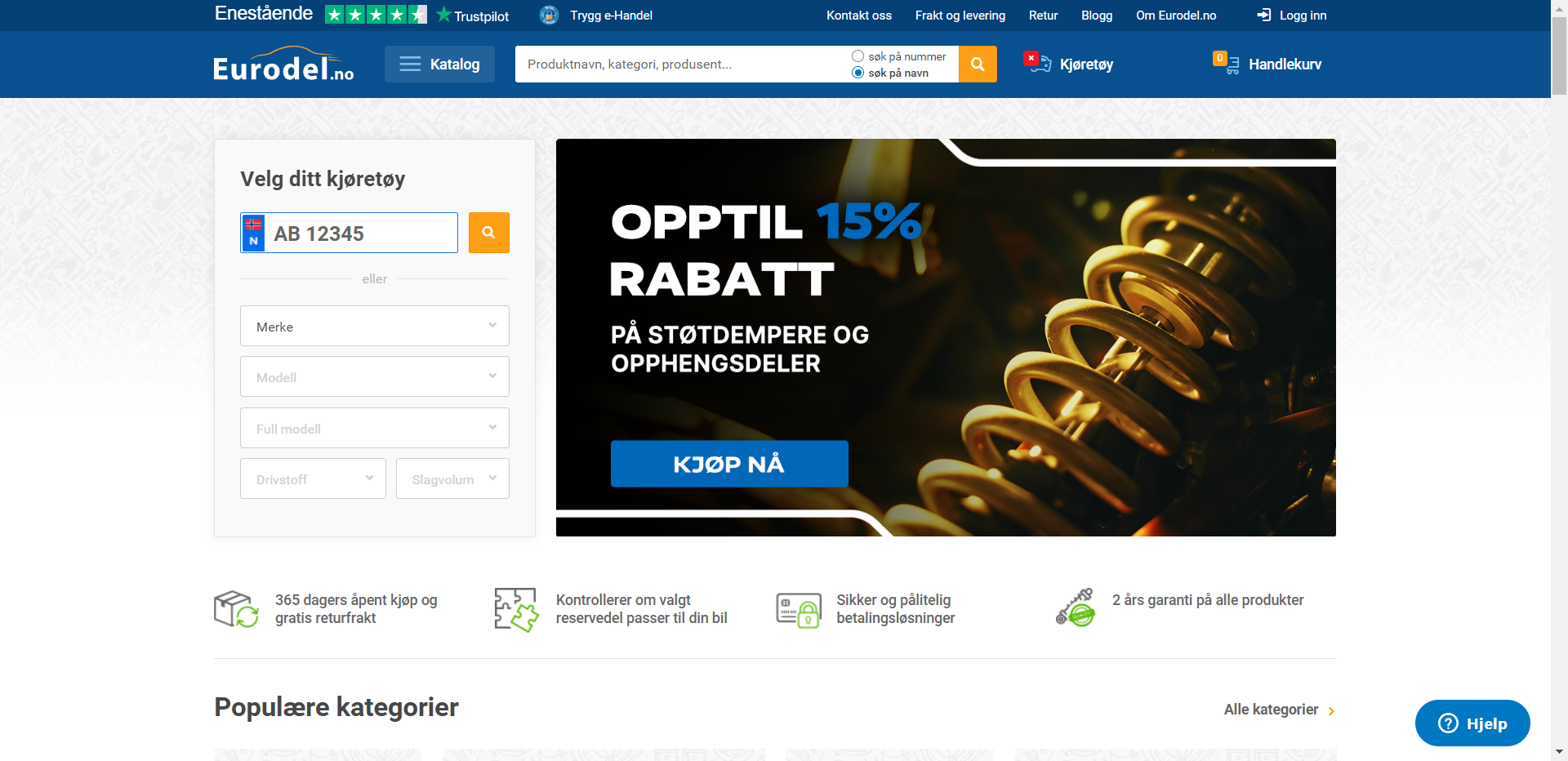 Eurodel nettbutikk - Les omtalen av nettbutikken