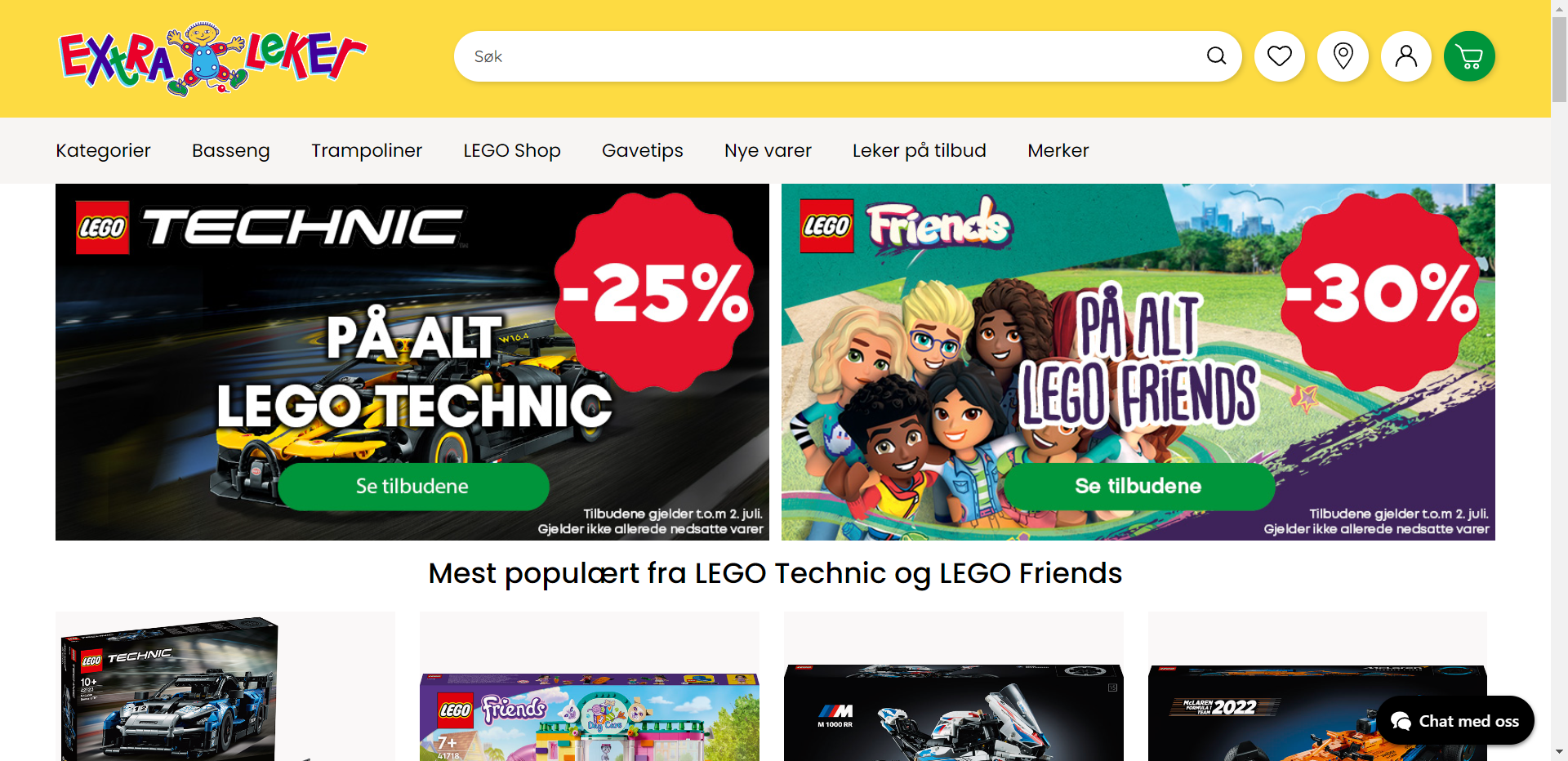 Extra-leker nettbutikk - Les om nettbutikken, sjekk kampanjer ...