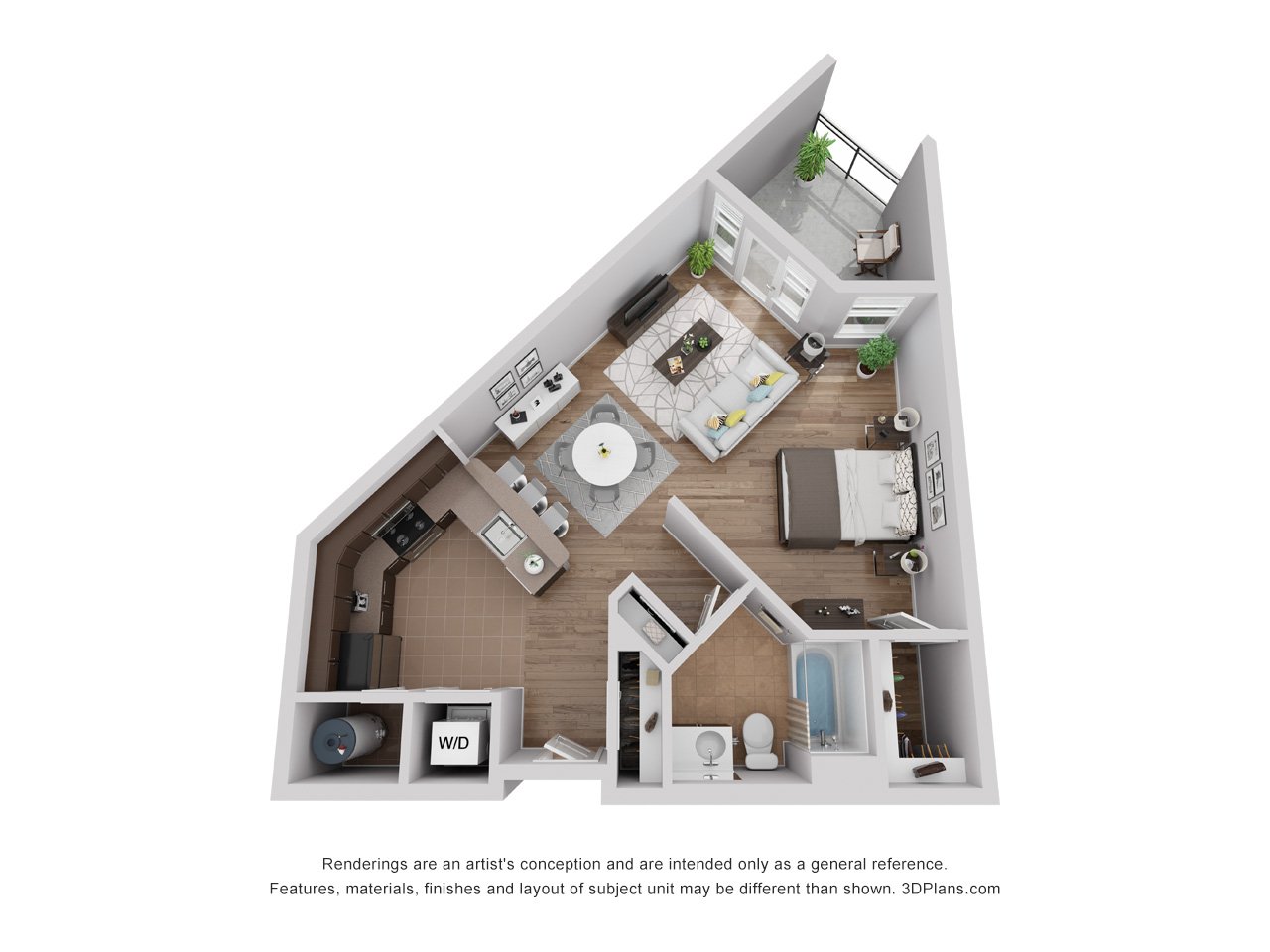 201 Twenty One | Studio, One, and Two-Bedroom Floor Plans