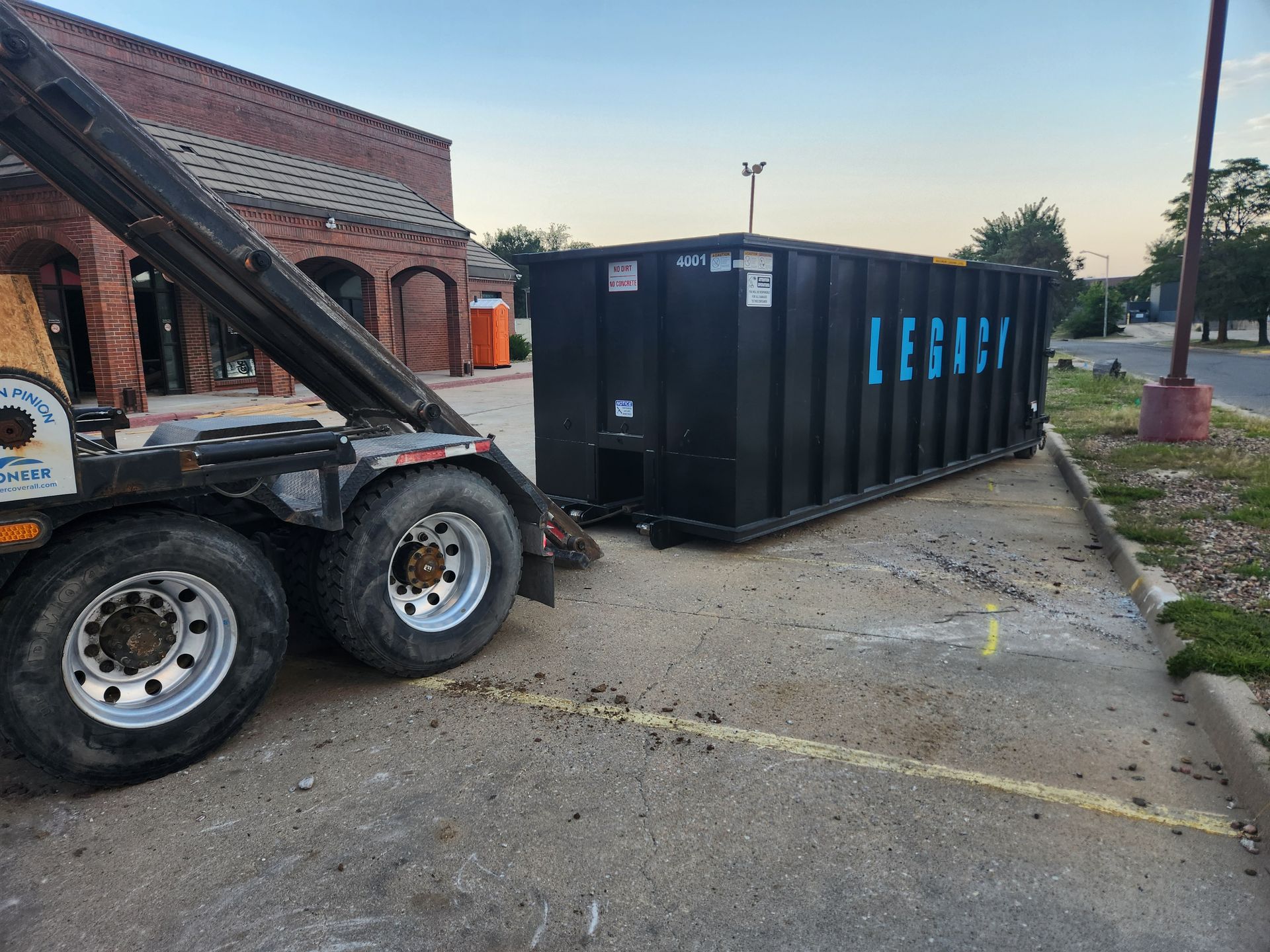 40 Yard Dumpster Rental | Legacy Dumpster Rentals