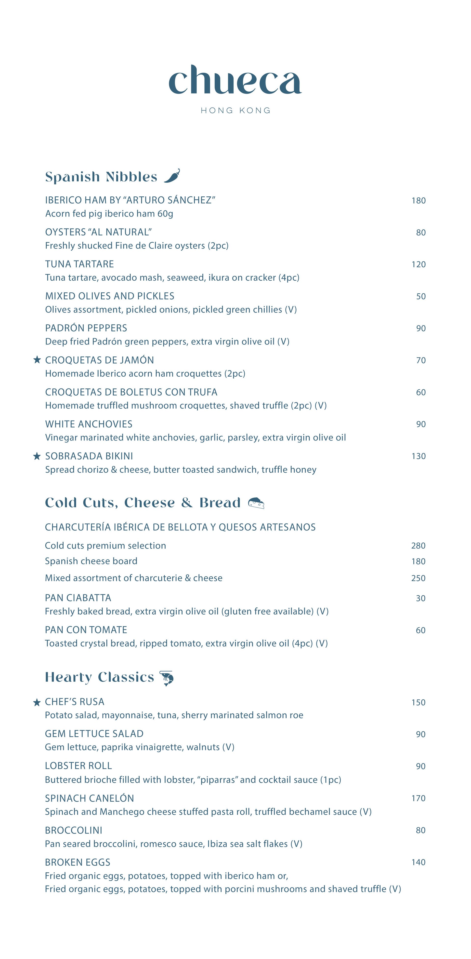 Chueca - Spanish Tapas in Hong Kong