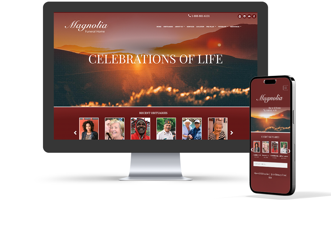 Best Free Funeral Home Websites | Live Support | CFS