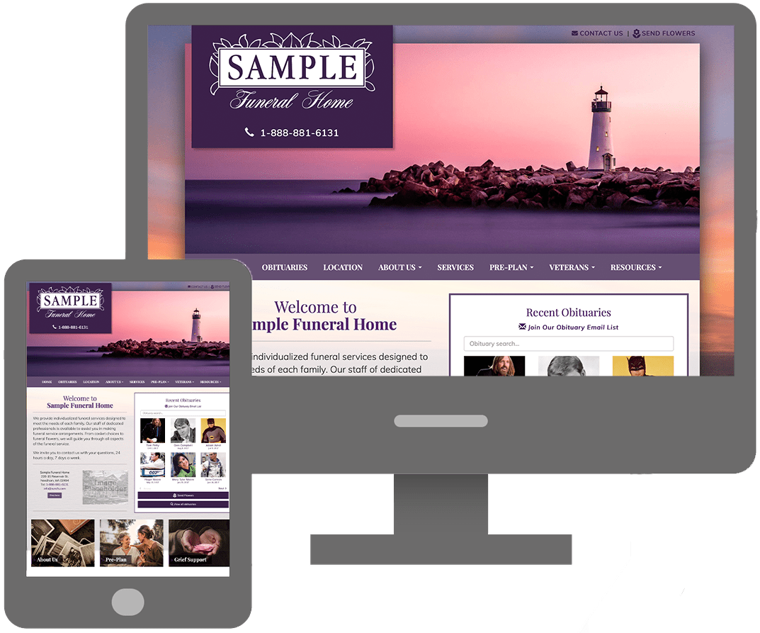 Best Free Funeral Home Websites for 2022 | Live Support | CFS