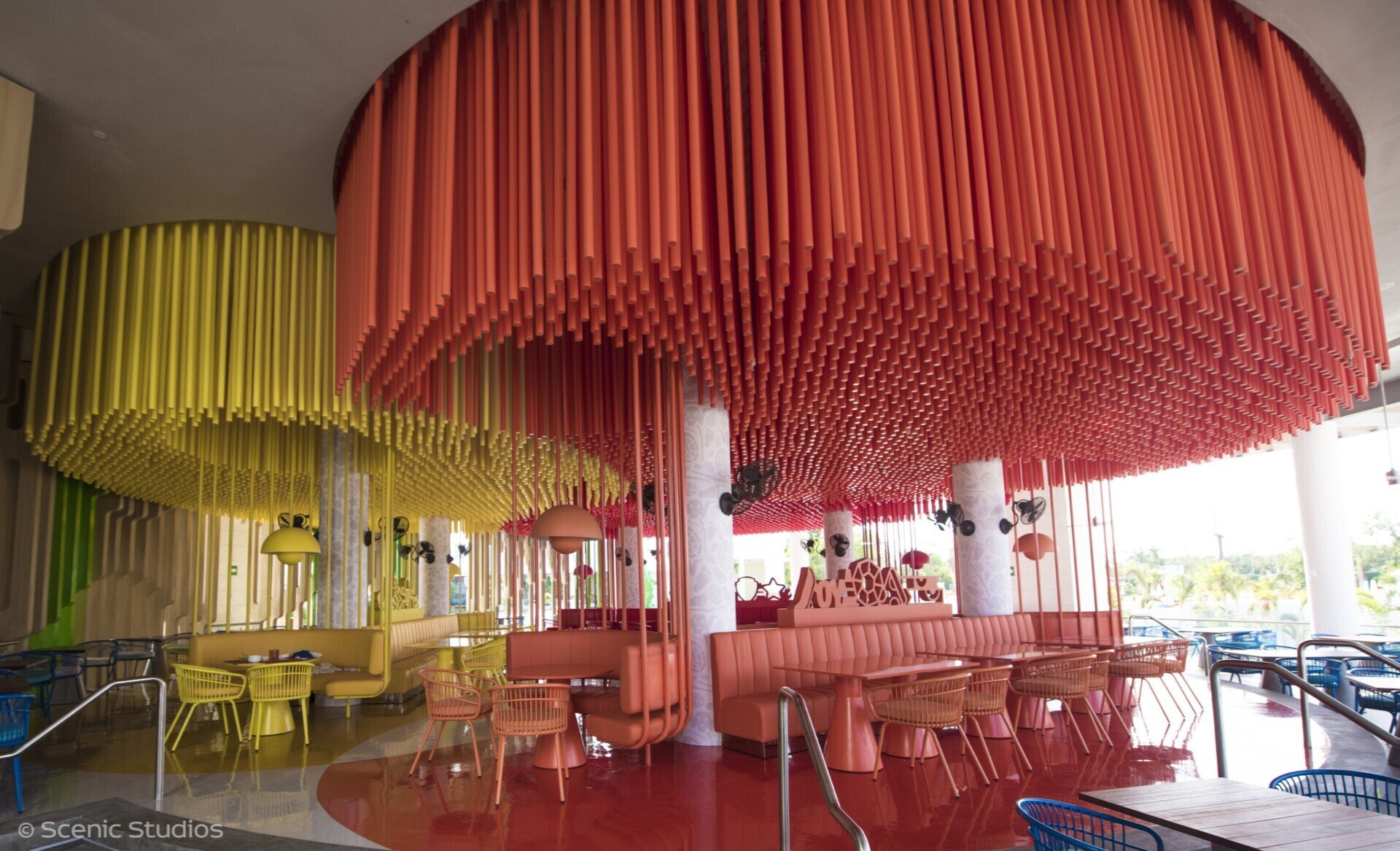 Ceiling Straws Nickelodeon Hotels & Resorts
